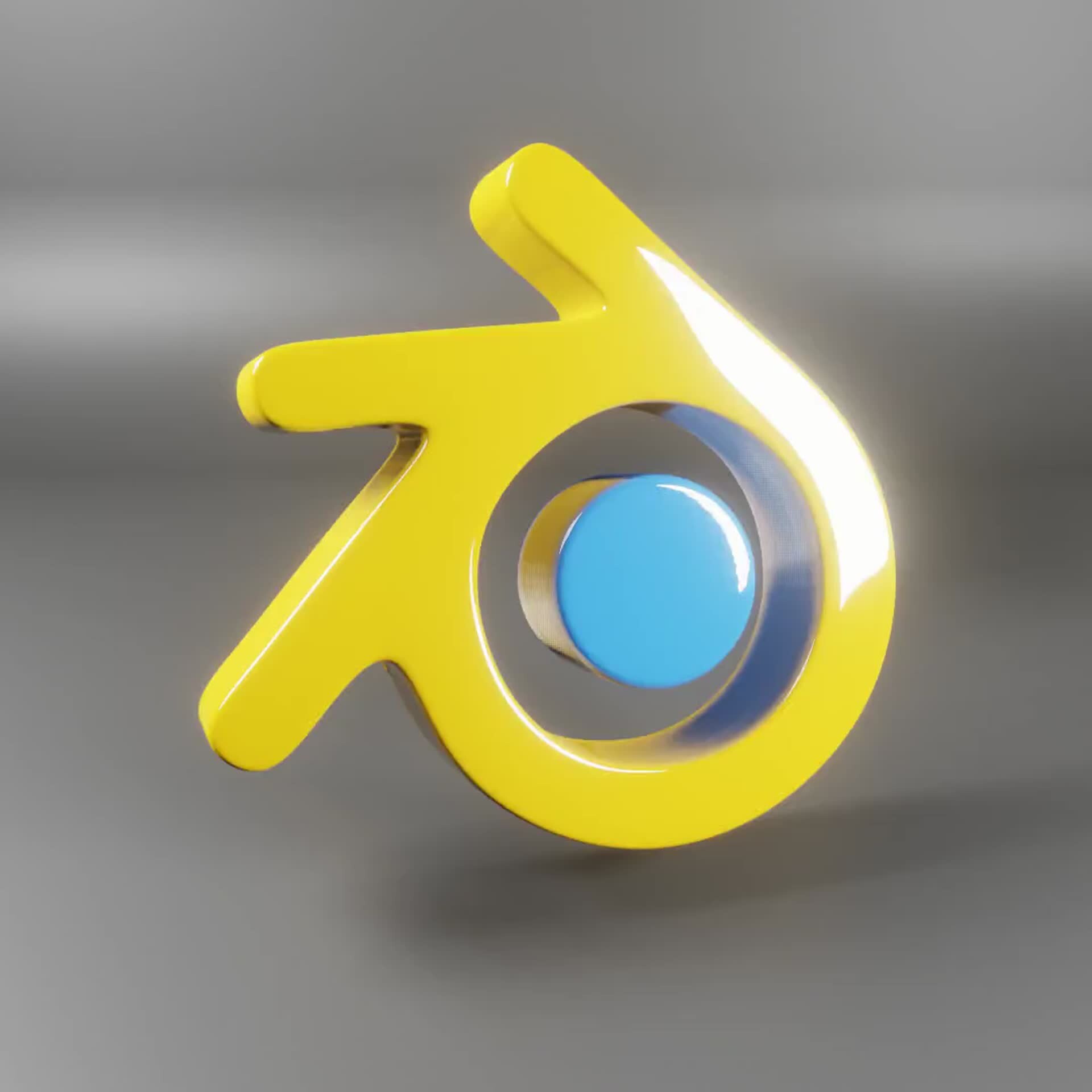 ArtStation - 3D Logo of Blender