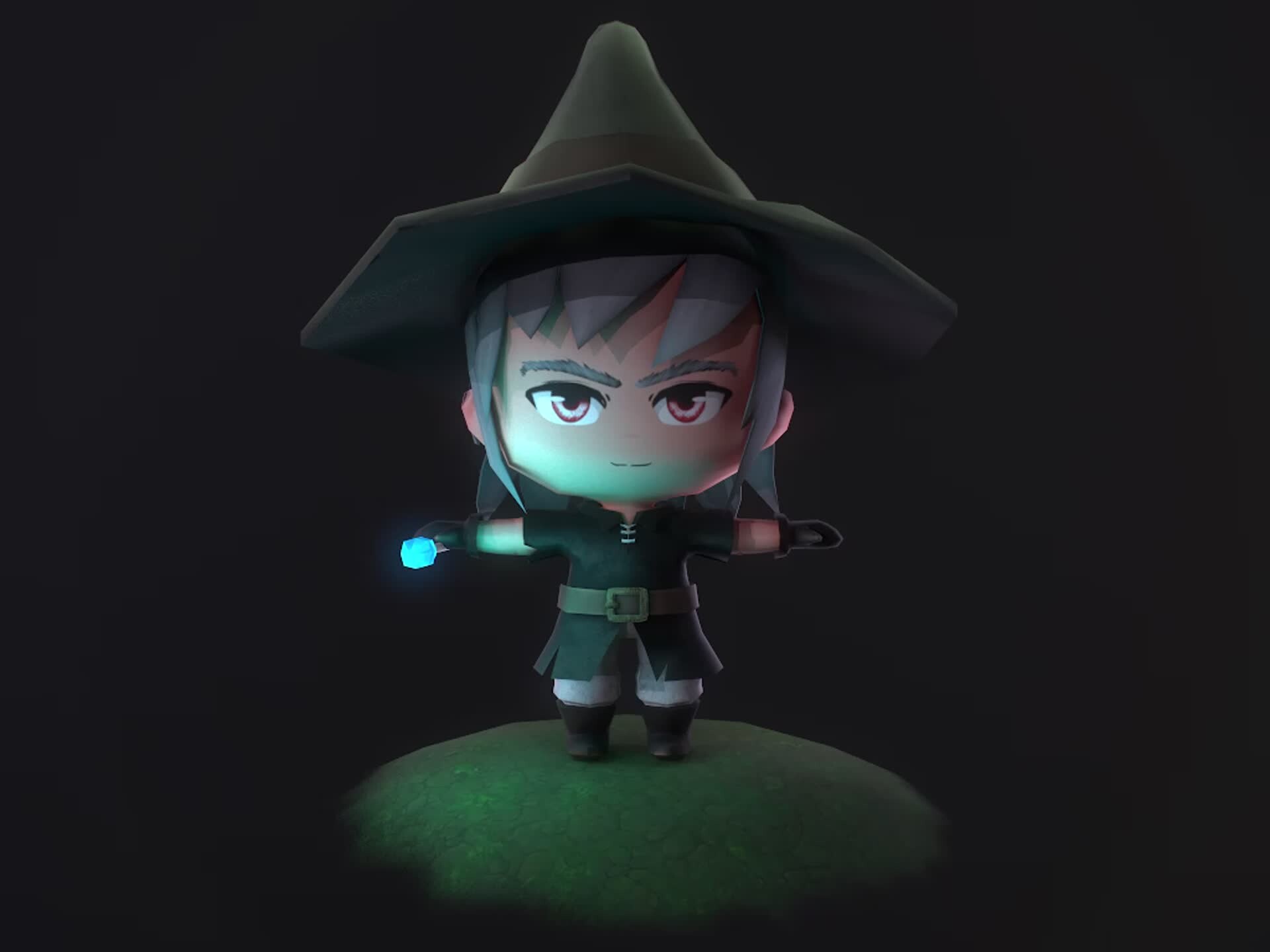ArtStation - Concept Chibi Mage for game mobile