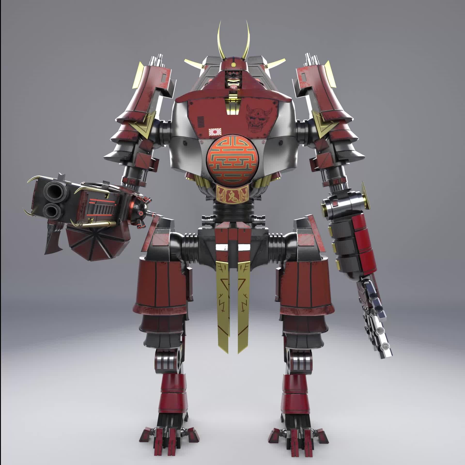 ArtStation - Samurai Robot