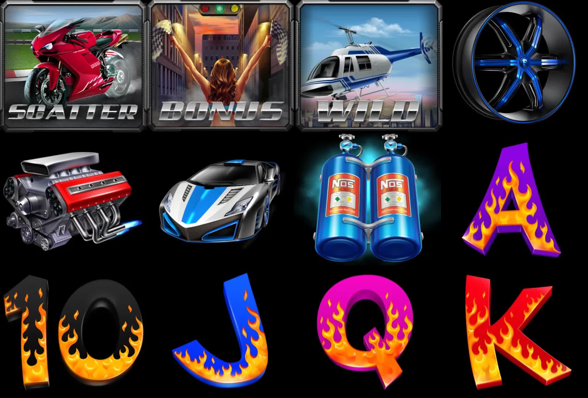 ArtStation - Set of slot symbols Animation