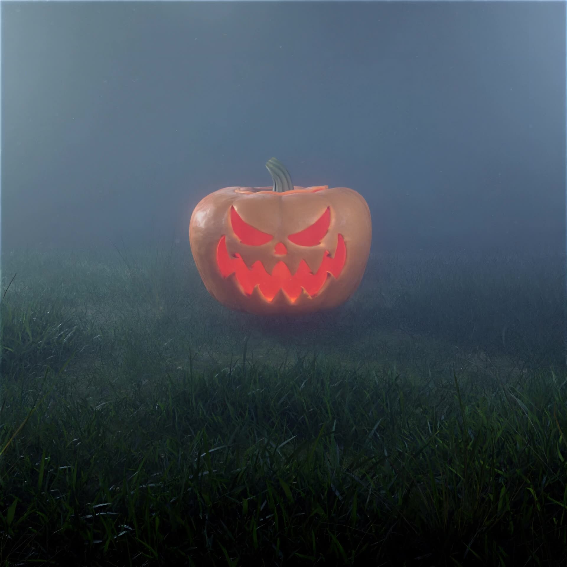 ArtStation - Halloween Pumpkin horror