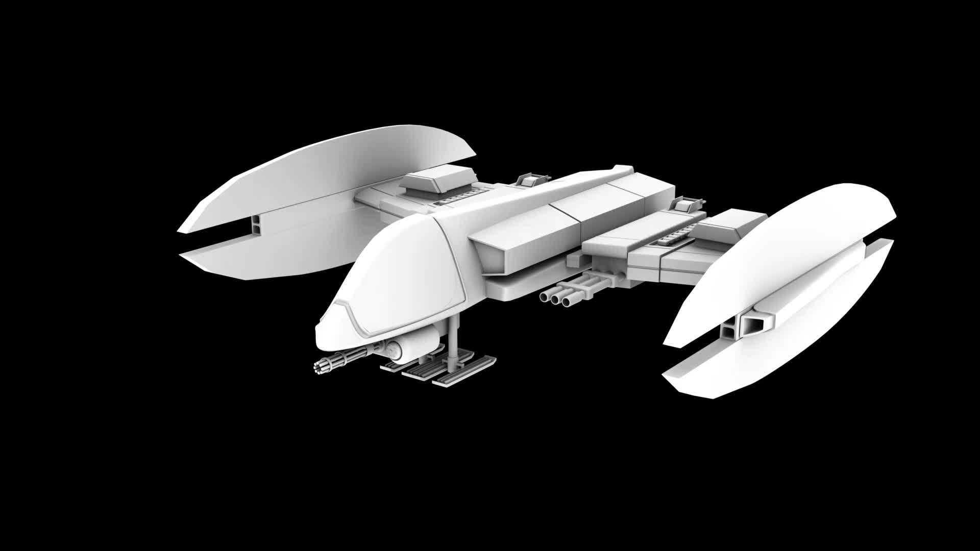 ArtStation - Modelled a SpaceShip in Autodesk Maya