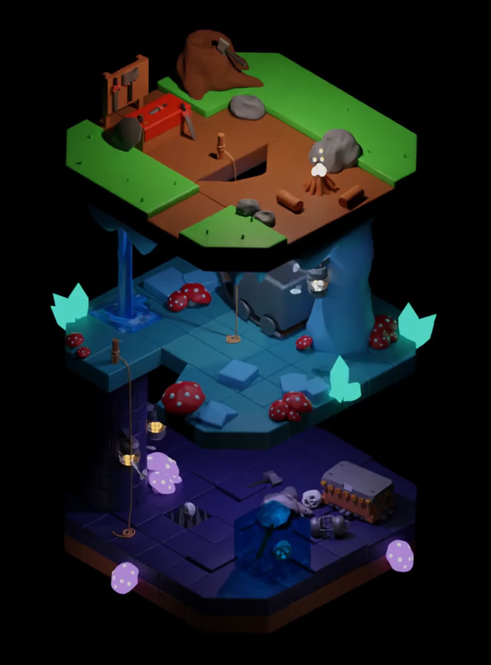 ArtStation - Layered Isometric