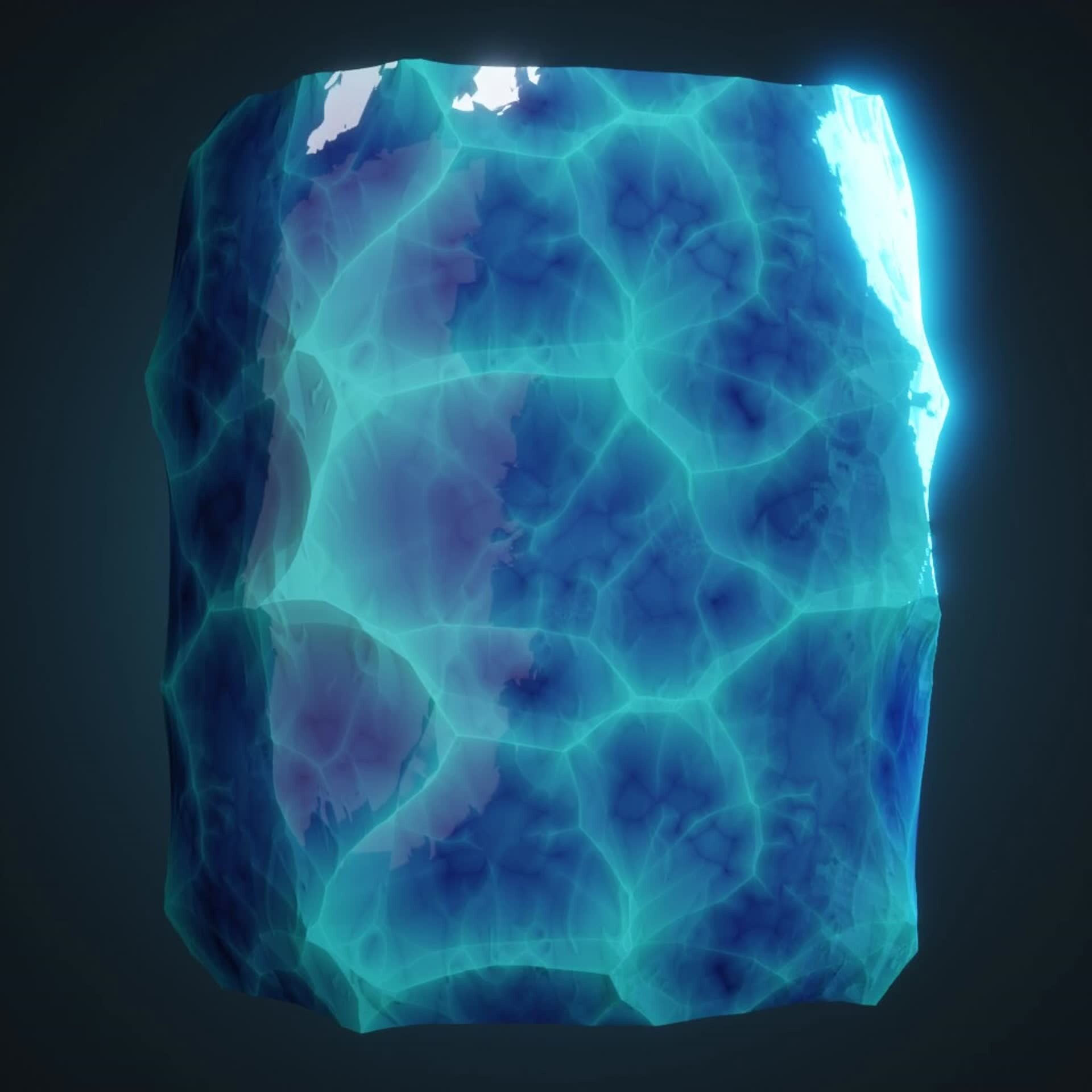 ArtStation - Stylized Ice Material