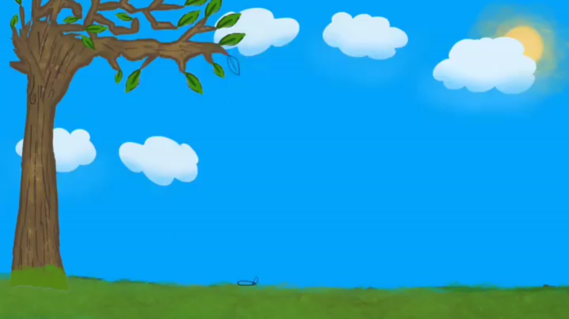 ArtStation - Leaf Falling 2D Animation