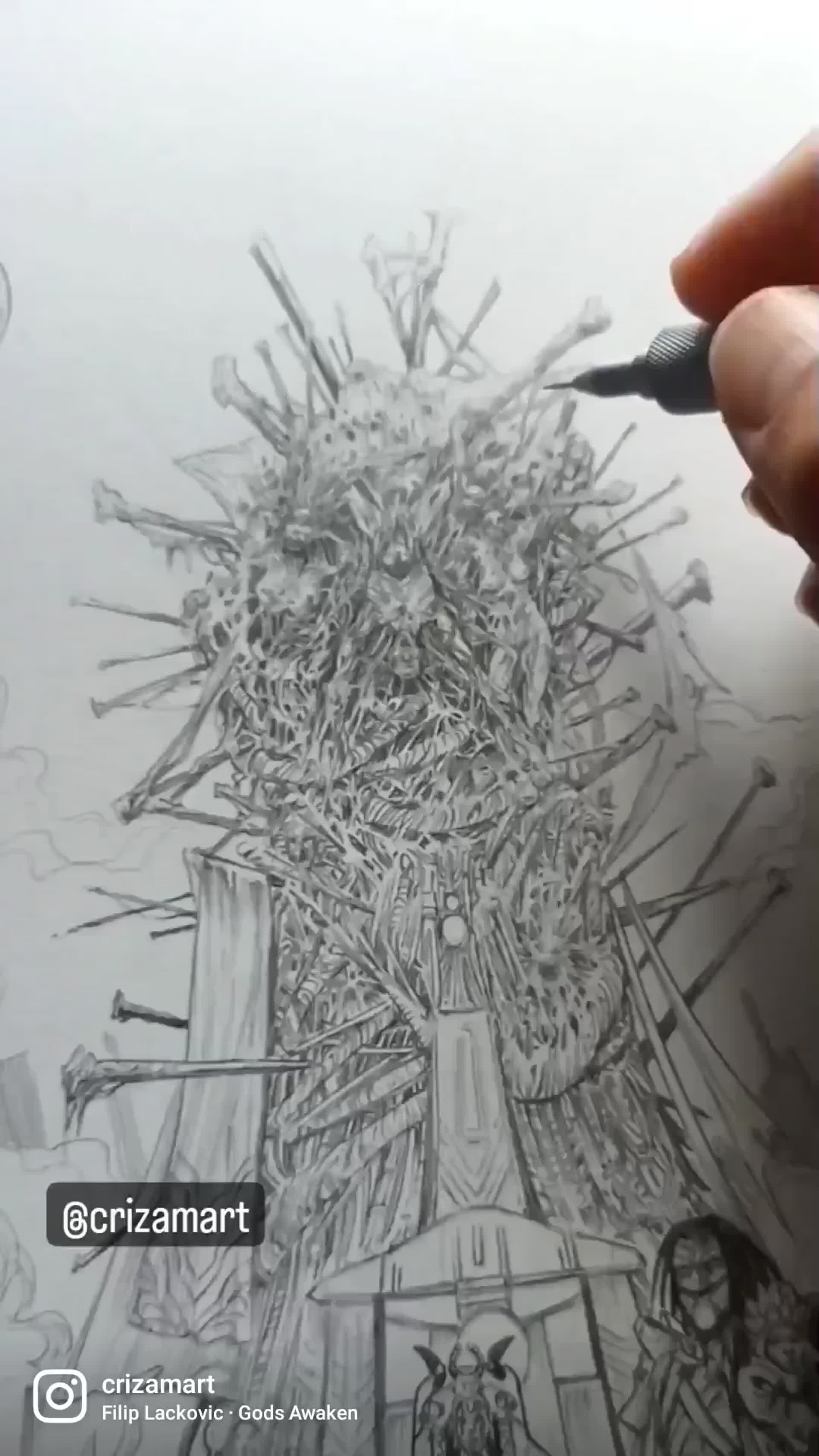 ArtStation - Project Kindoki original pencils