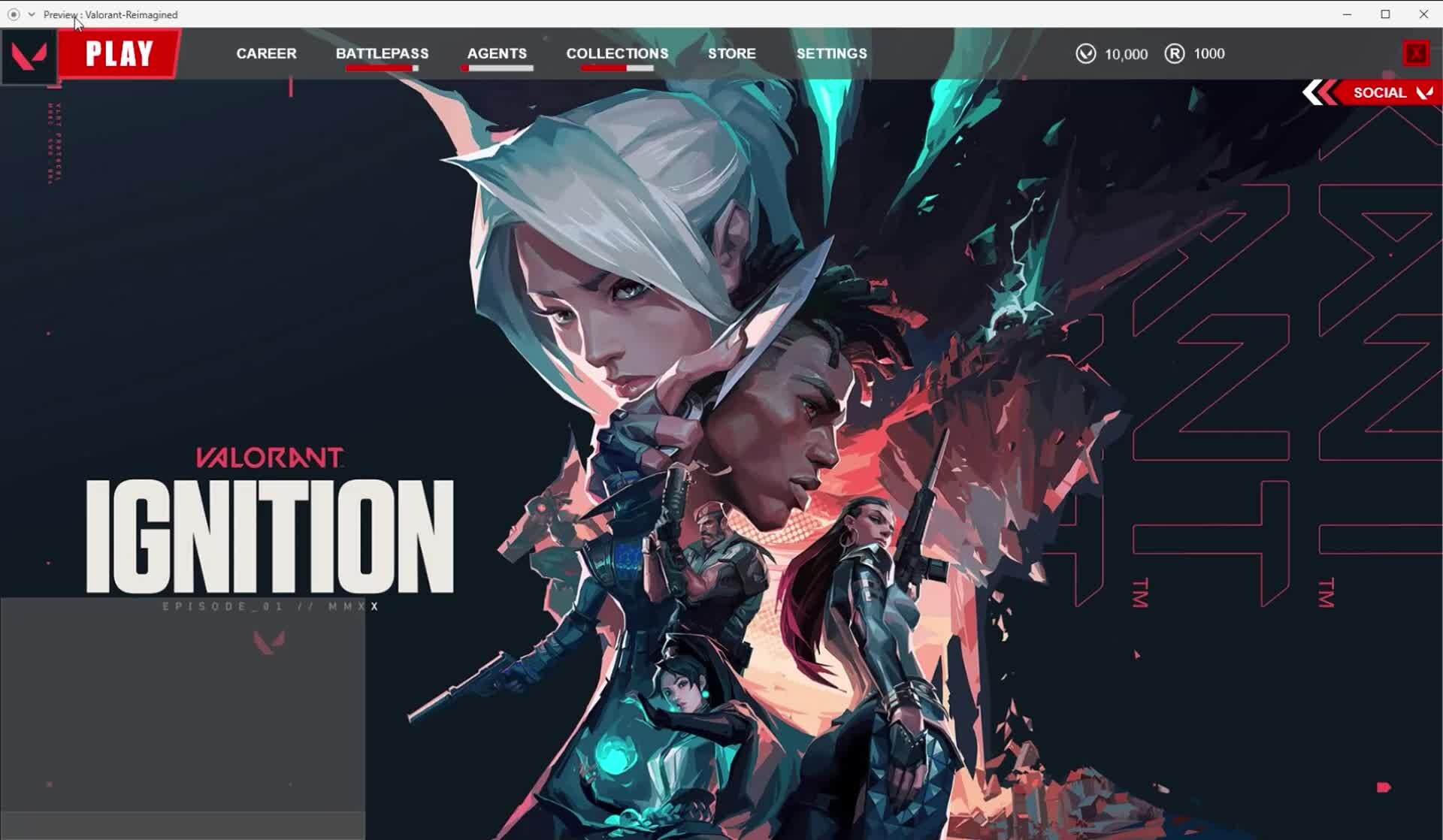 ArtStation - Valorant UX-UI Idea - WIP