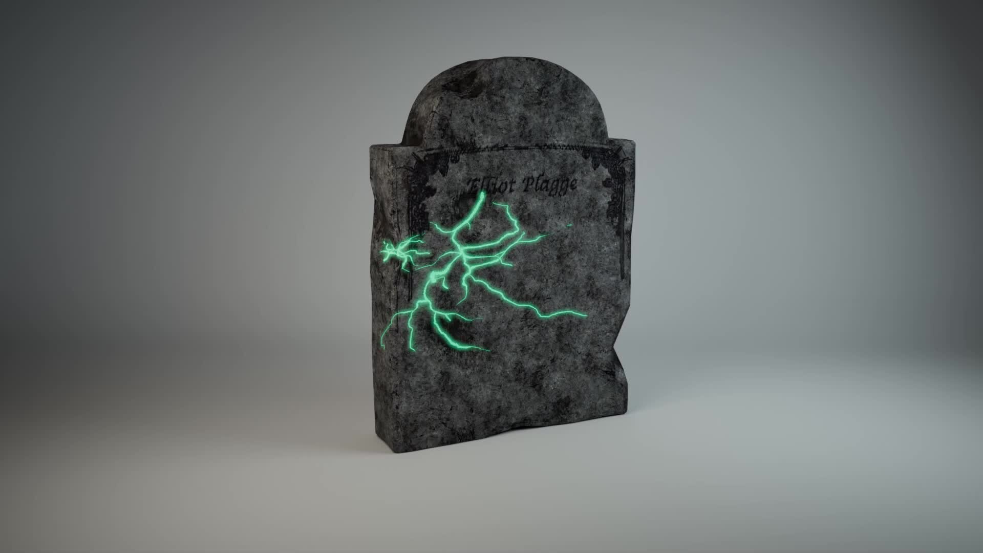 ArtStation - Headstone Turntable Render