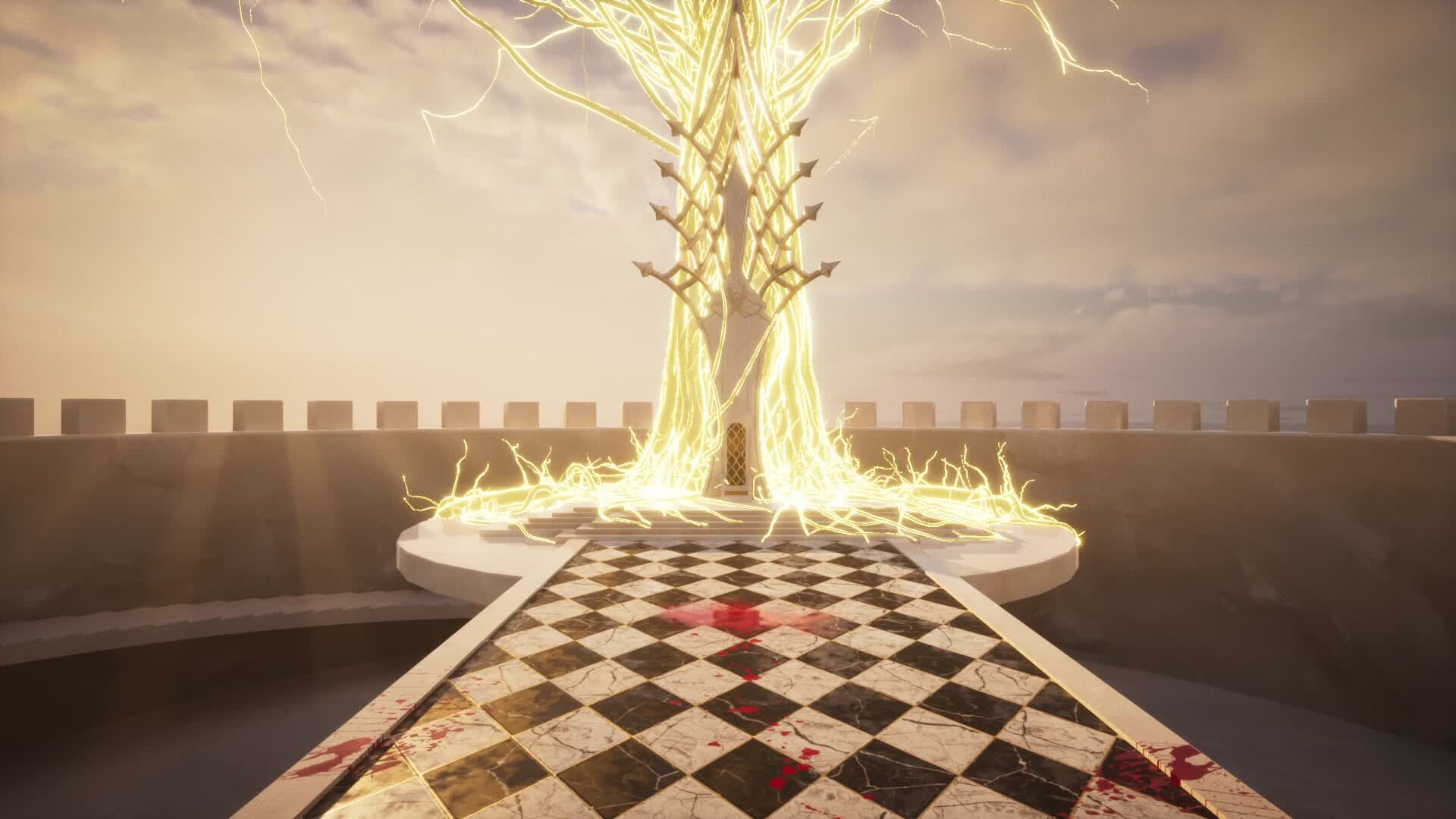 ArtStation - Fate/Grand Order - Goddess Rhongomyniad's Throne Room