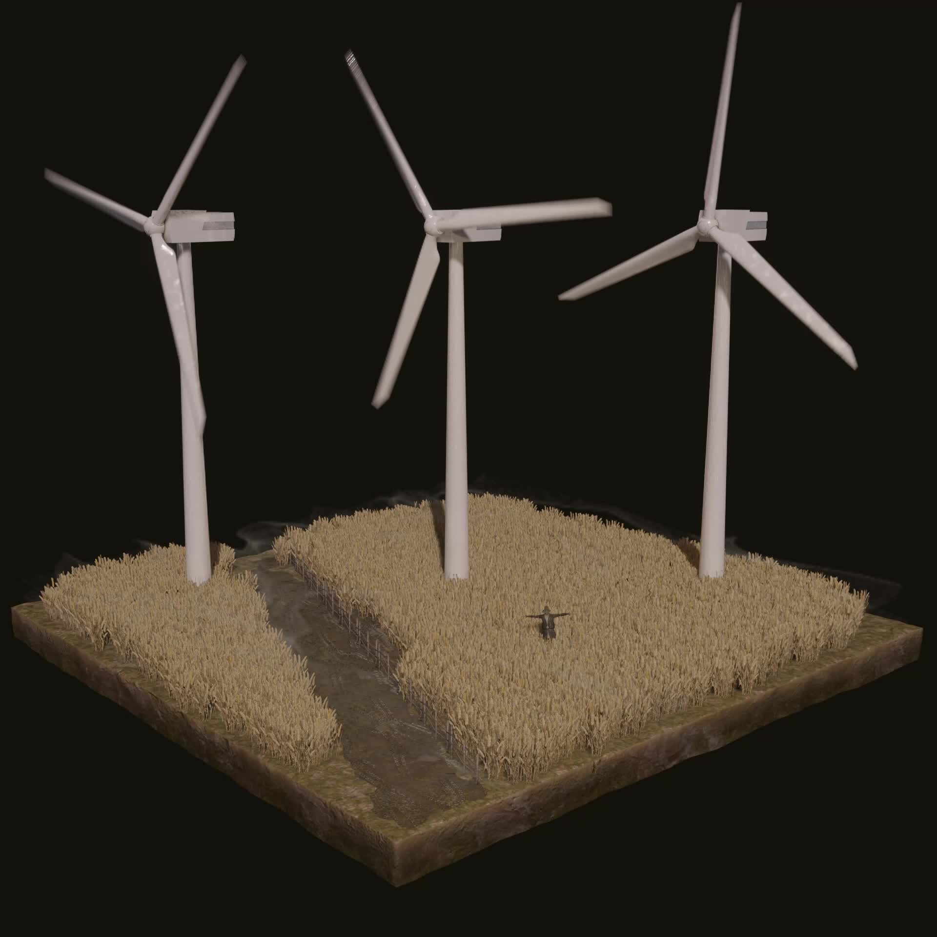 ArtStation - Wind Farm