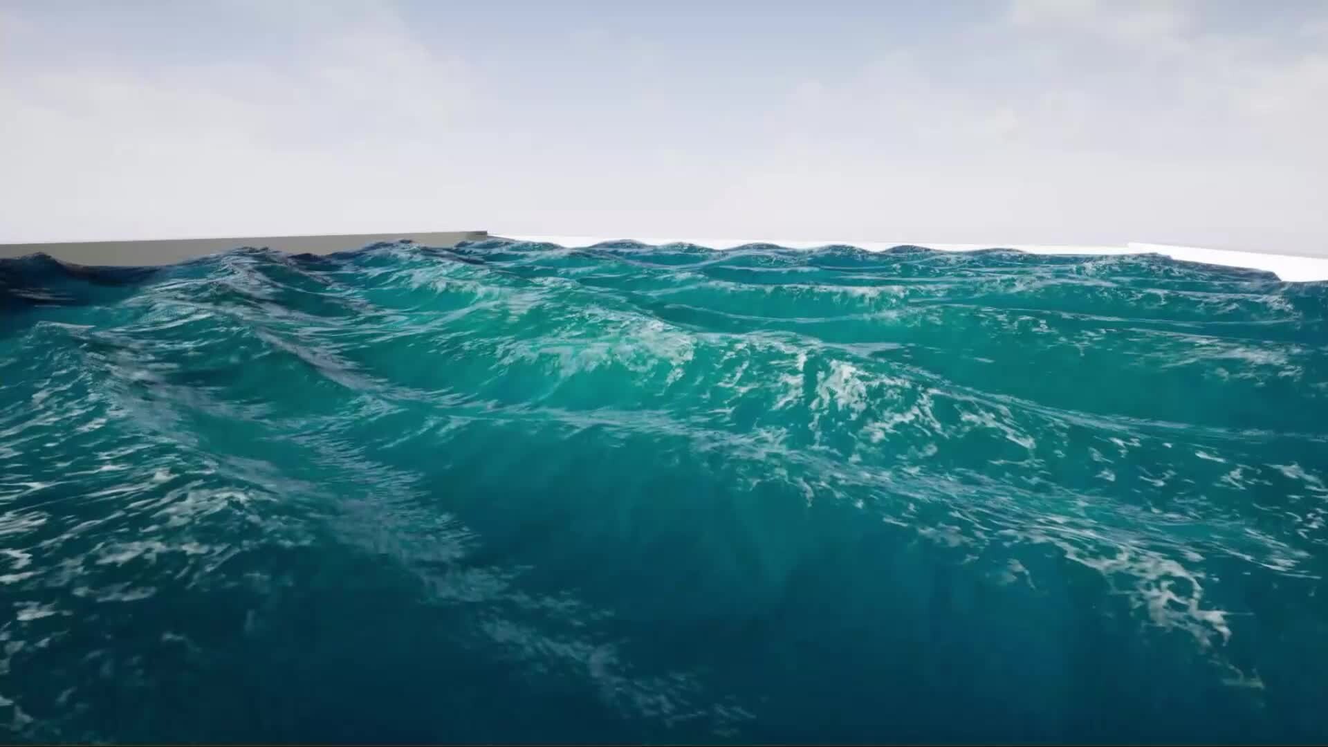 ArtStation - Realtime Gerstner Wave Shader