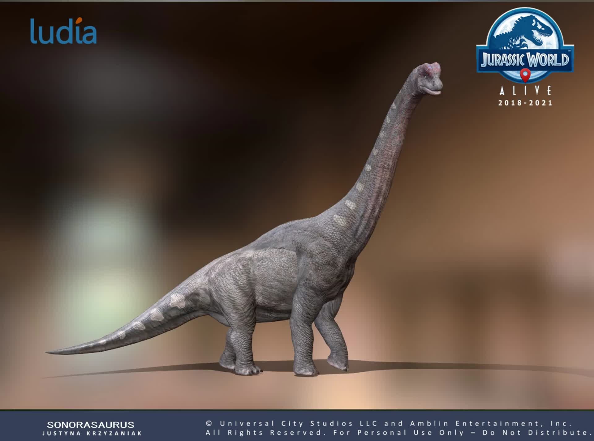 ArtStation - Sonorasaurus (Jurassic World Alive)