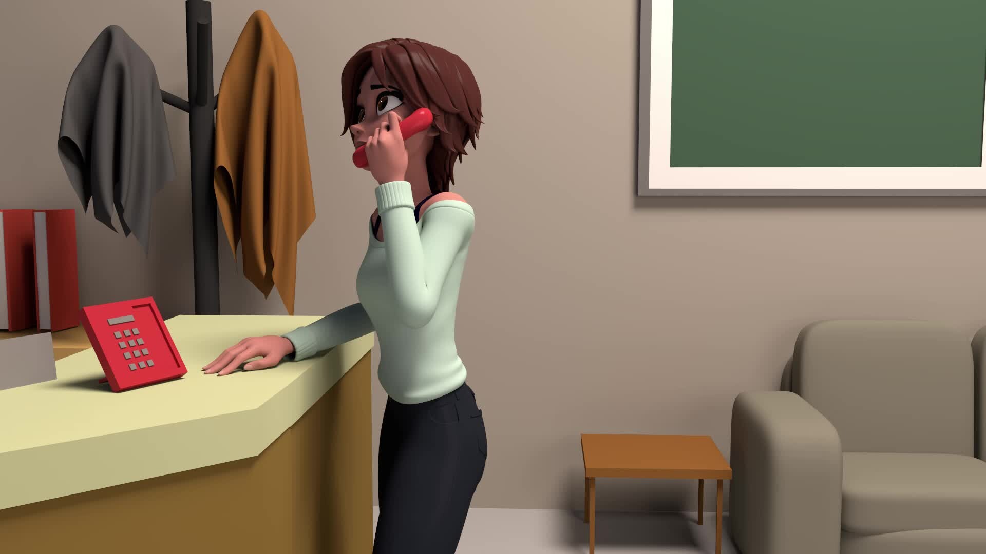 ArtStation - Acting Scene office