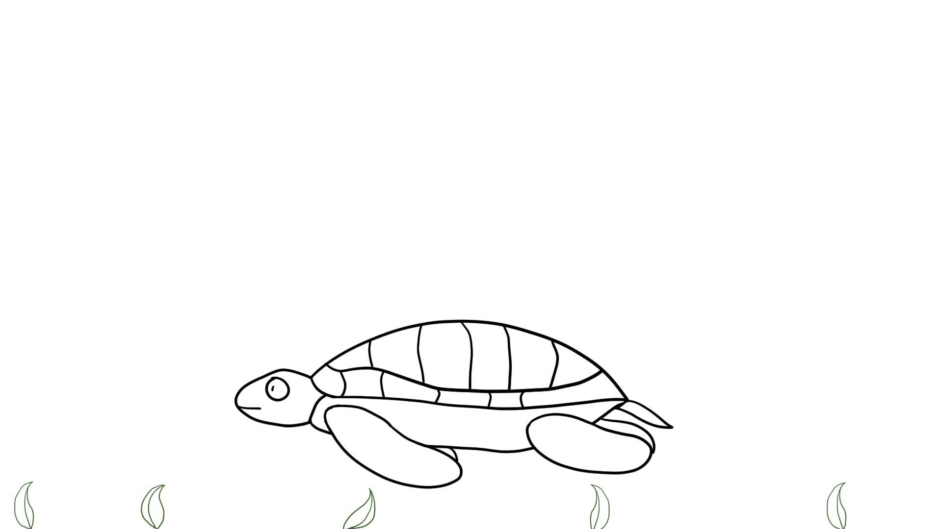 ArtStation - Simple Swimming Turtle Animation