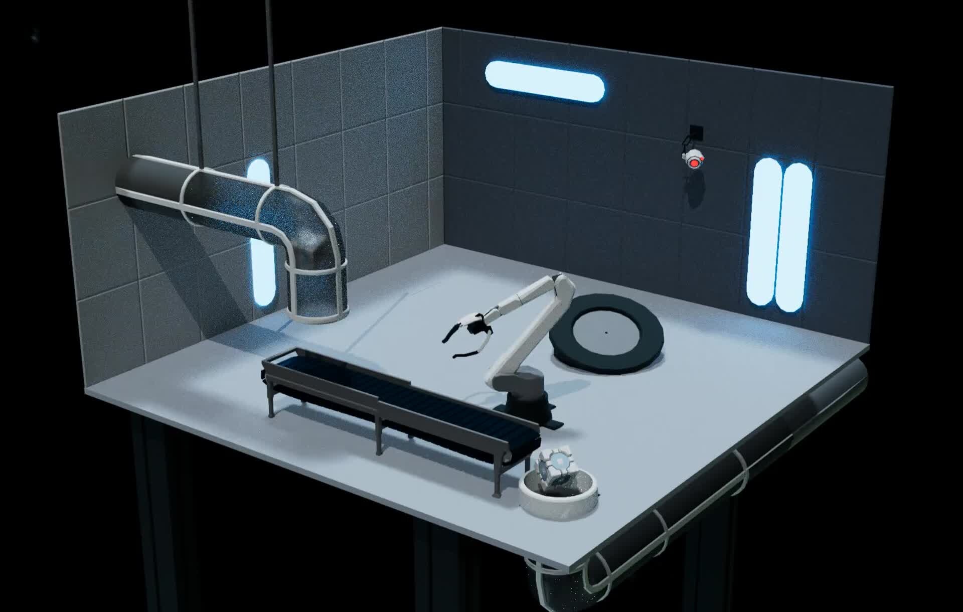 ArtStation - Aperture Science sorting point