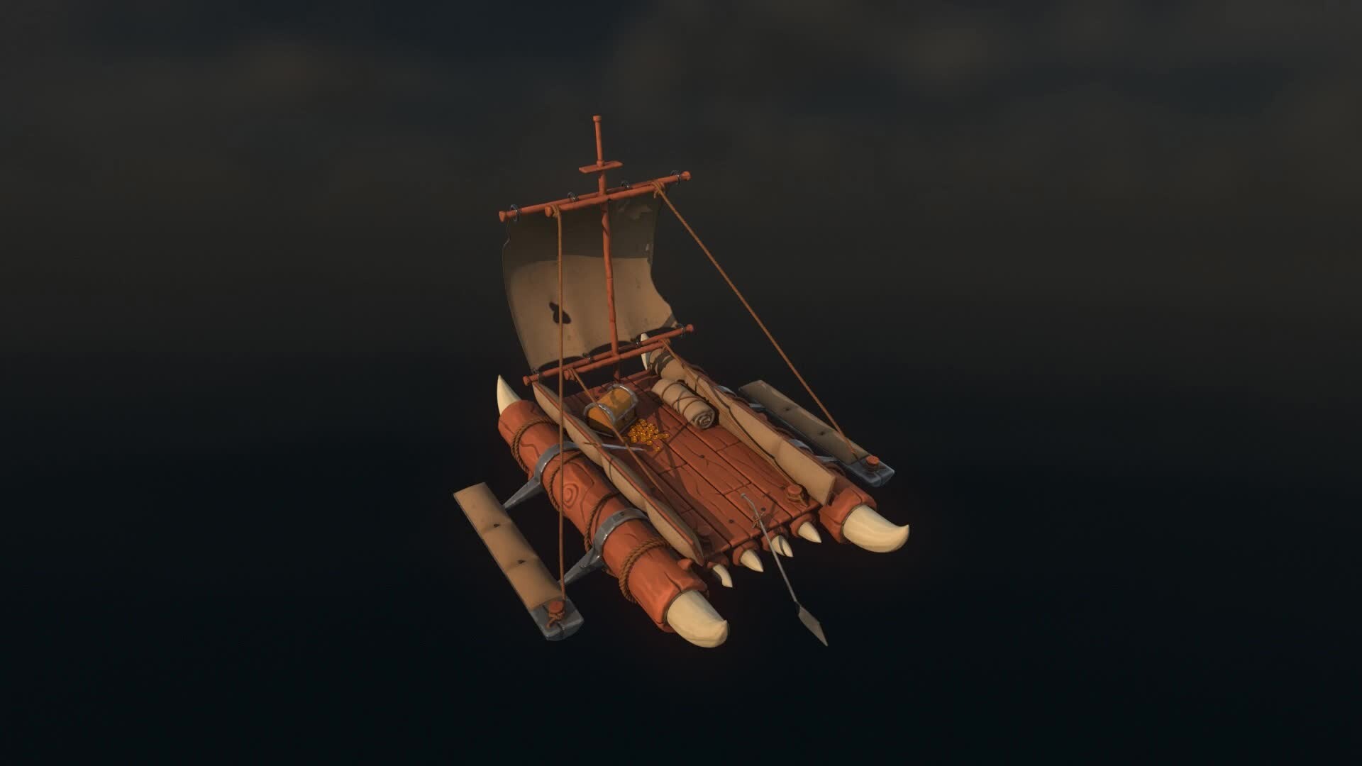 ArtStation - 3D Stylized Raft