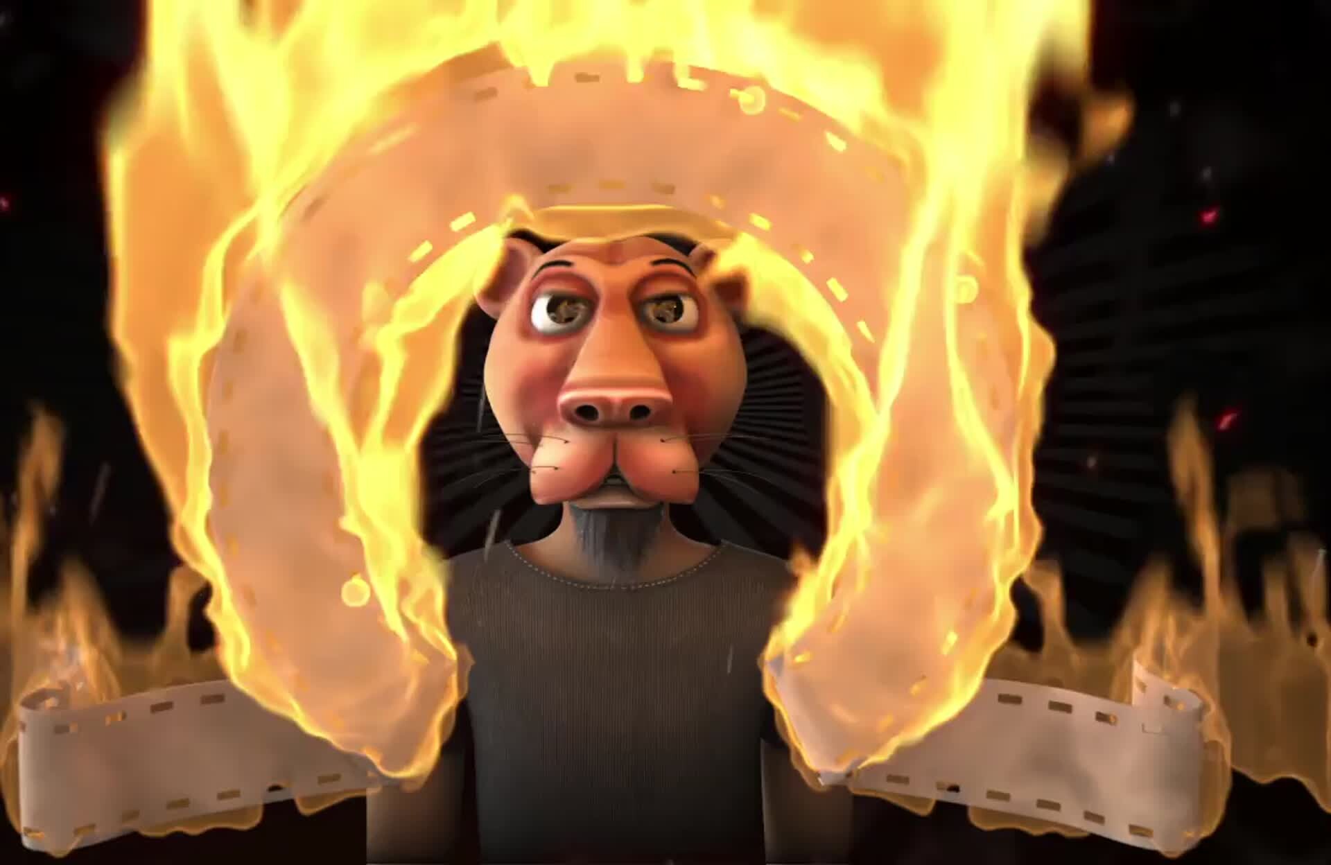 ArtStation - Flix The lion animation