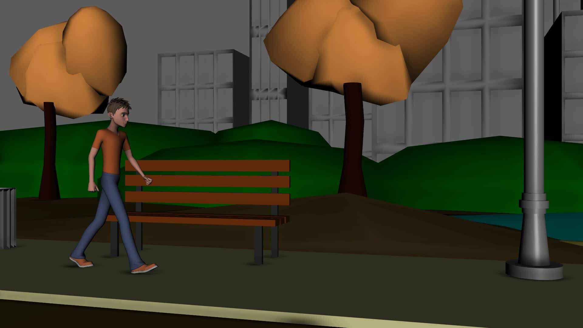 ArtStation - Vanilla walk cycle practice