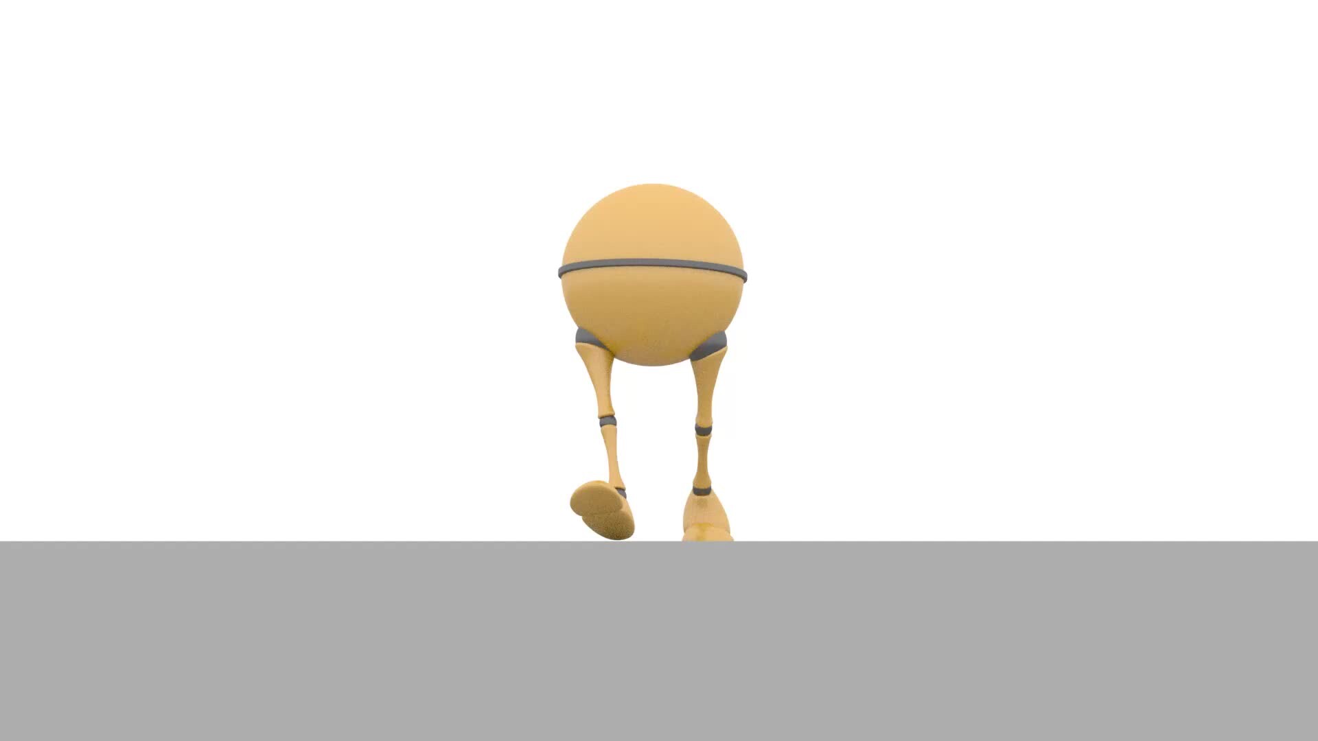 ArtStation - Ball Walk Cycle (3D Animation I)