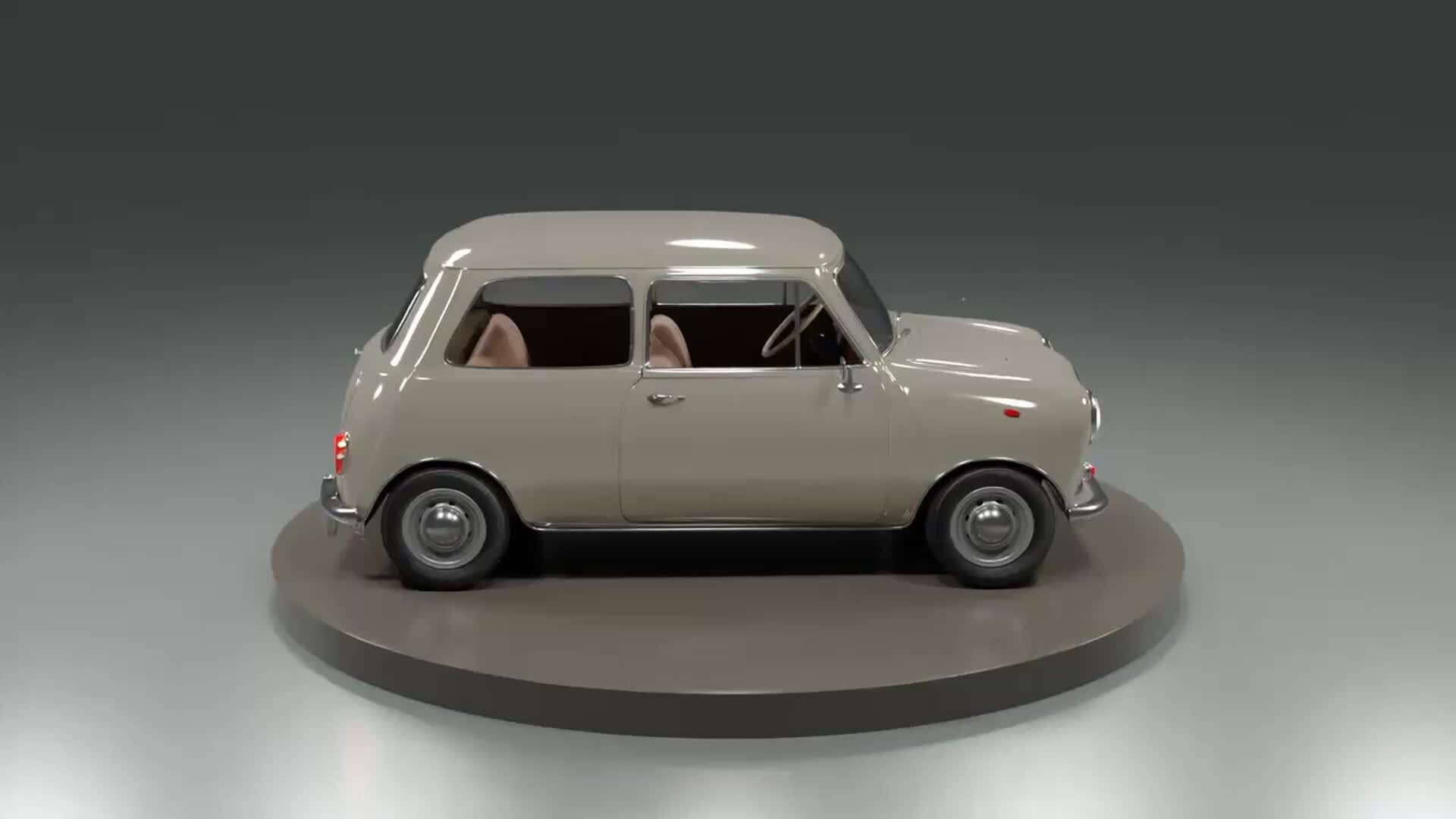 ArtStation - Mini Cooper 1960