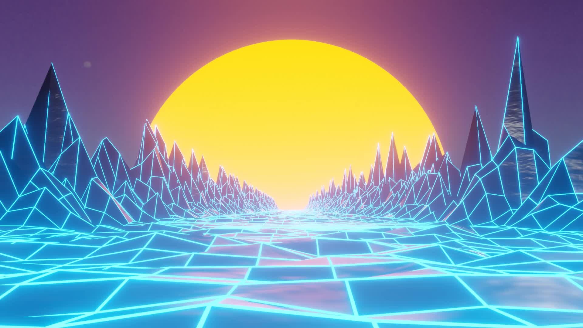 ArtStation - RETROWAVE LOOP
