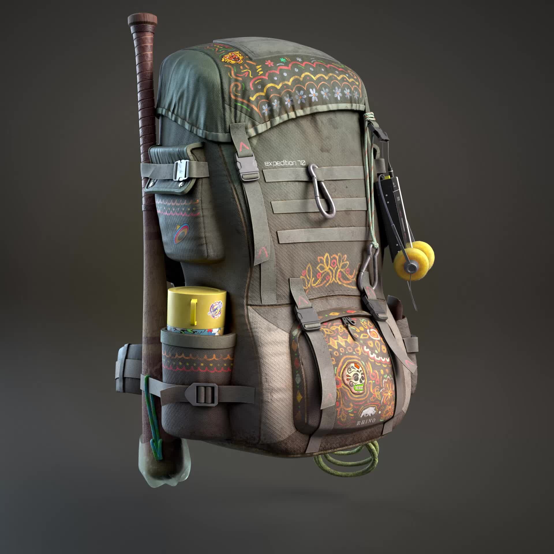 ArtStation - PERSONAL PROJECT : SURVIVAL BAG
