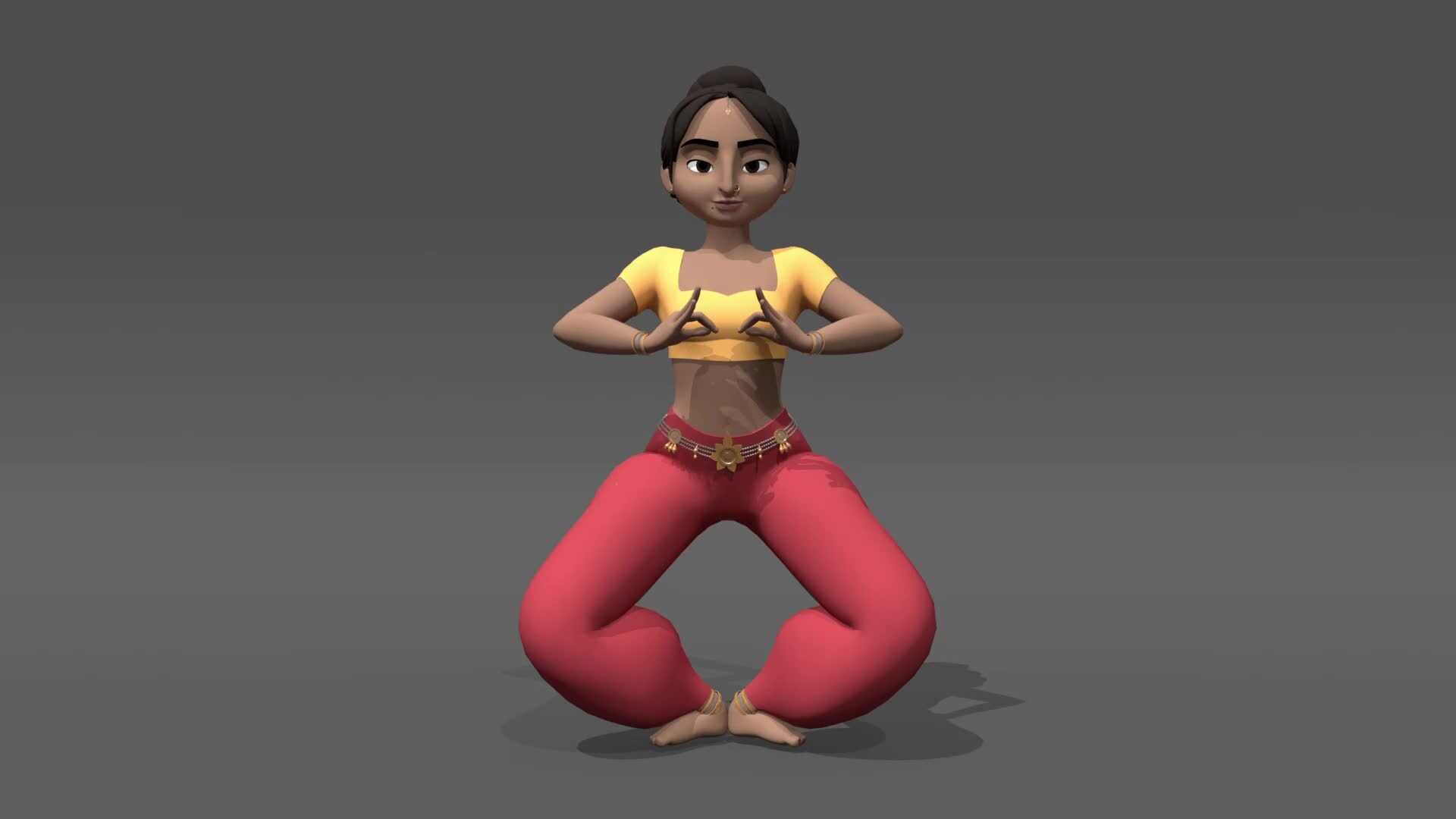 ArtStation - AISHA DANCE BHARATANATYAM