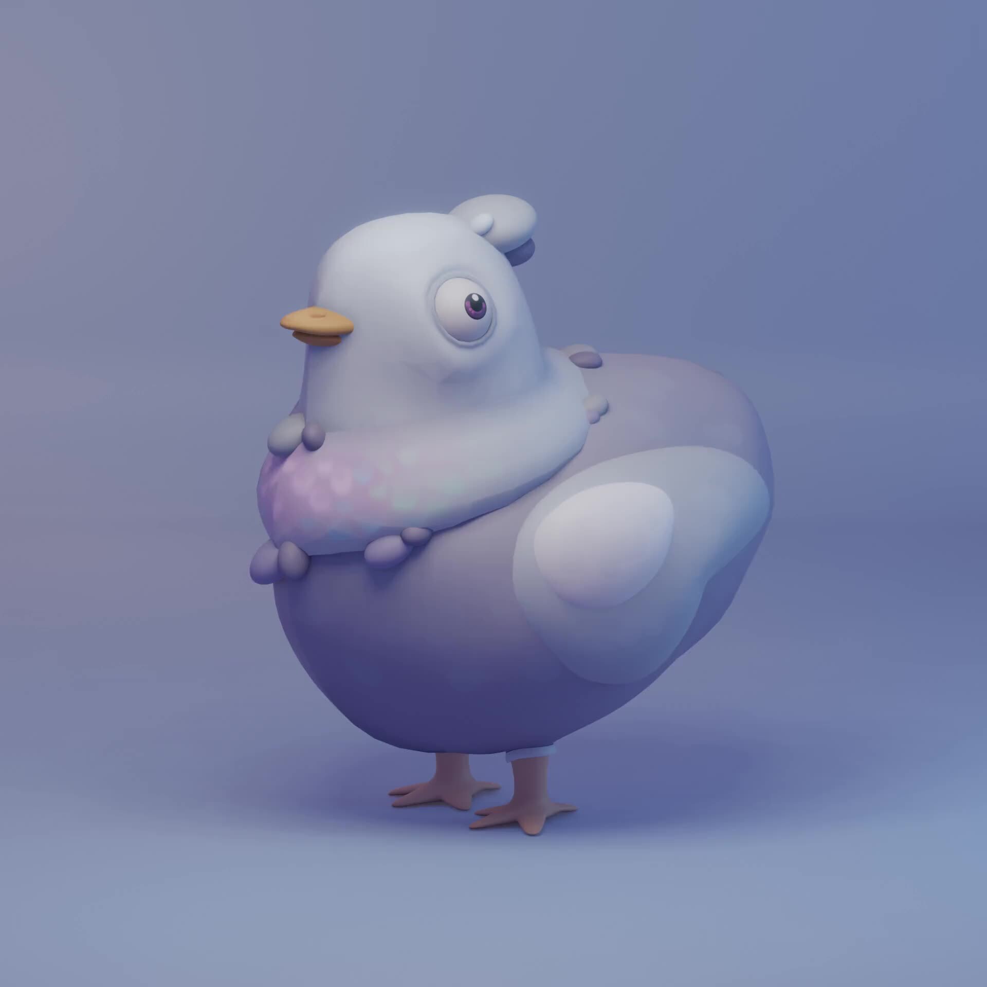 ArtStation - Pigeon 3D Model