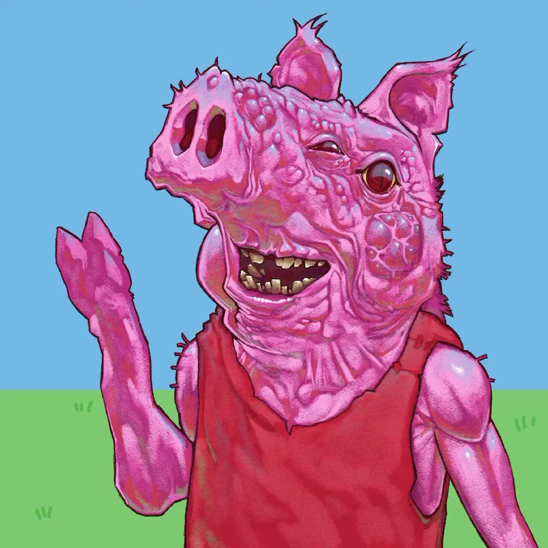 ArtStation - Cursed Peppa Pig