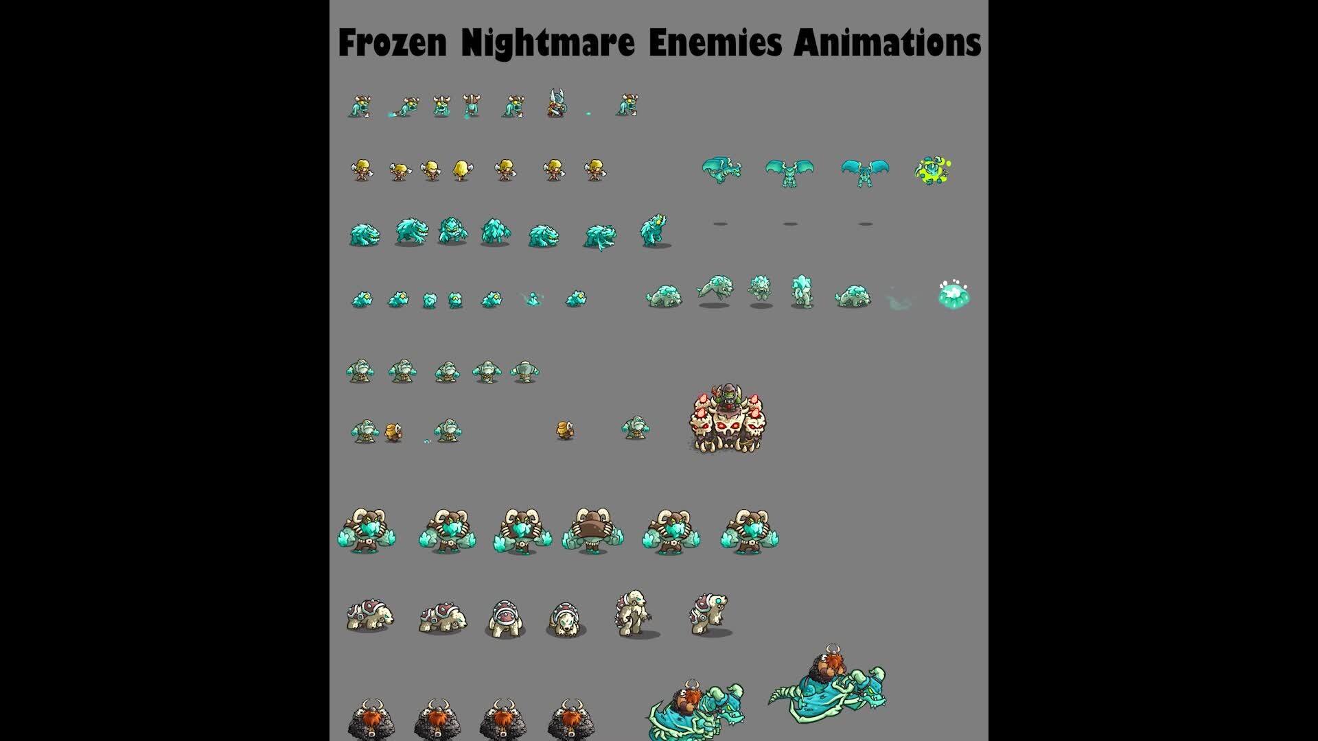 ArtStation - enemies animations