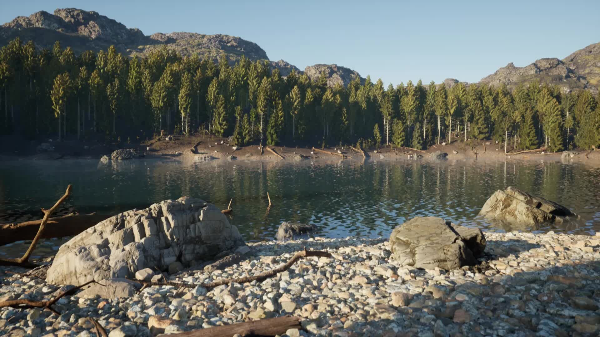 ArtStation - Mountain Lake