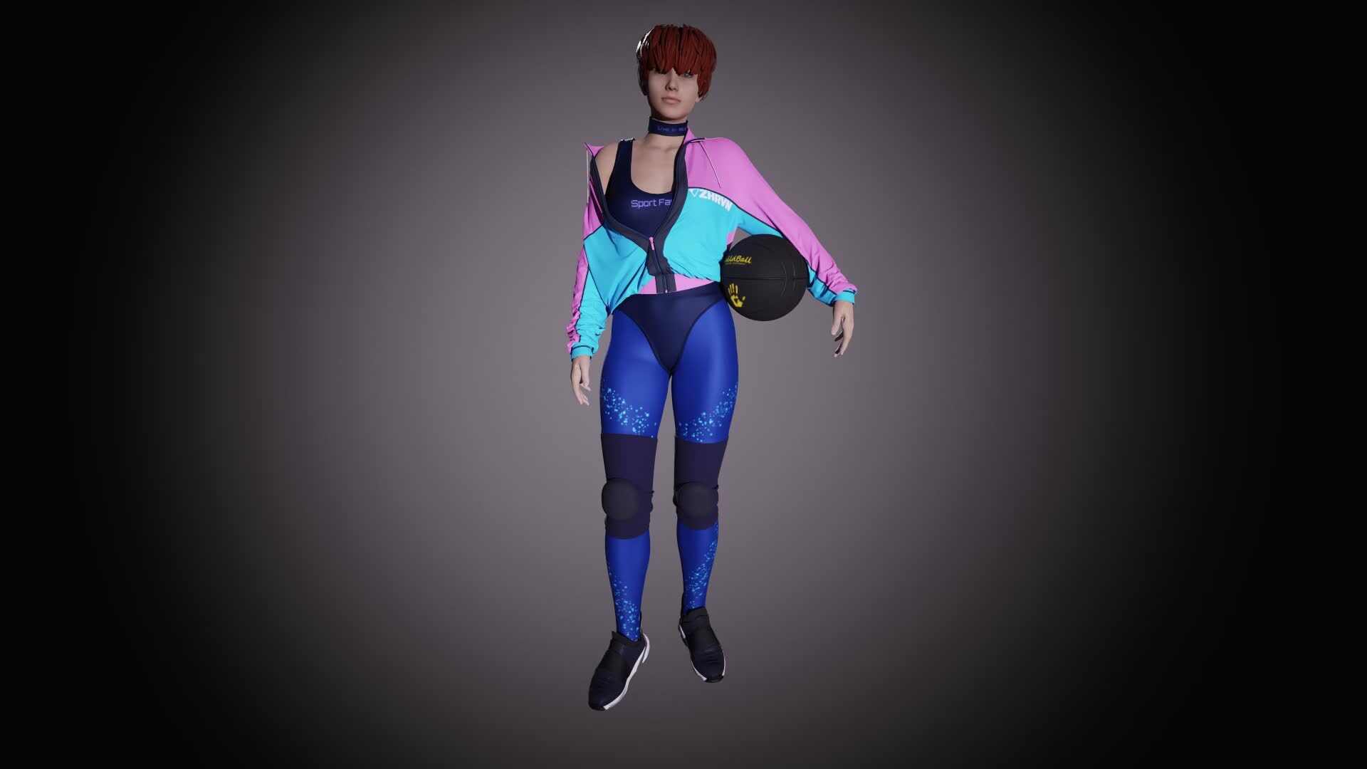 ArtStation - Women's Sports Basketball Outfit