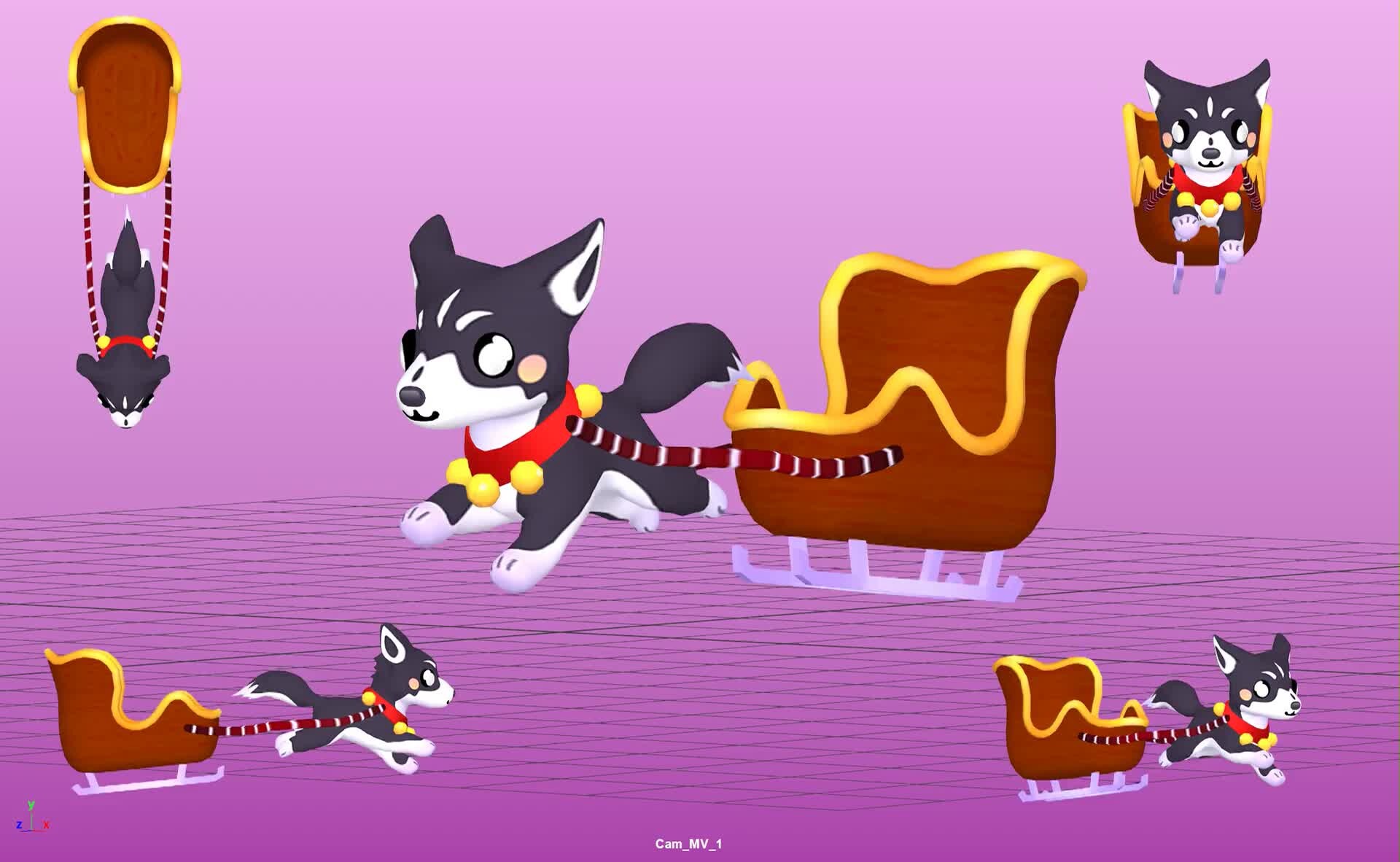 ArtStation - Sled Dog Run Animation