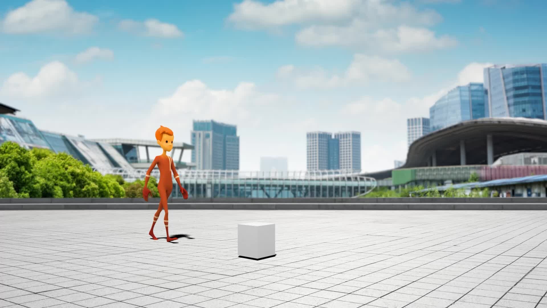 ArtStation - Lifting Box Animation