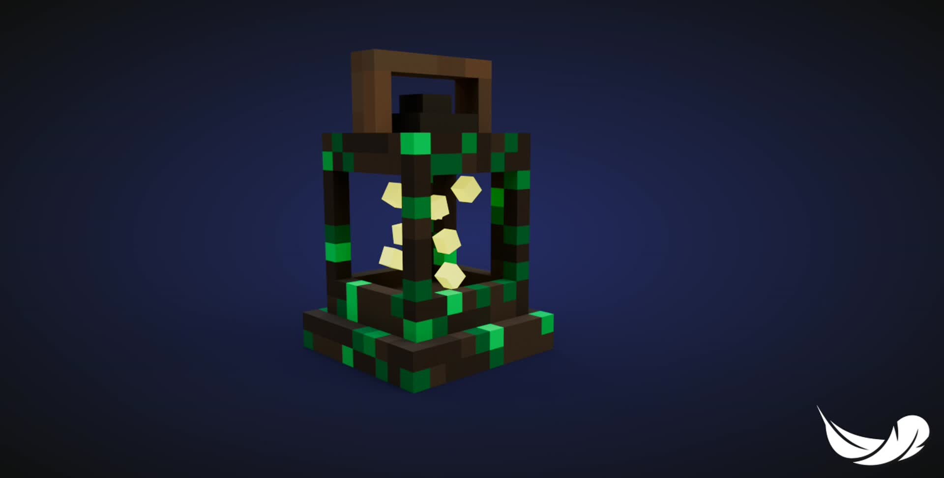 ArtStation - Wooden Firefly Lantern
