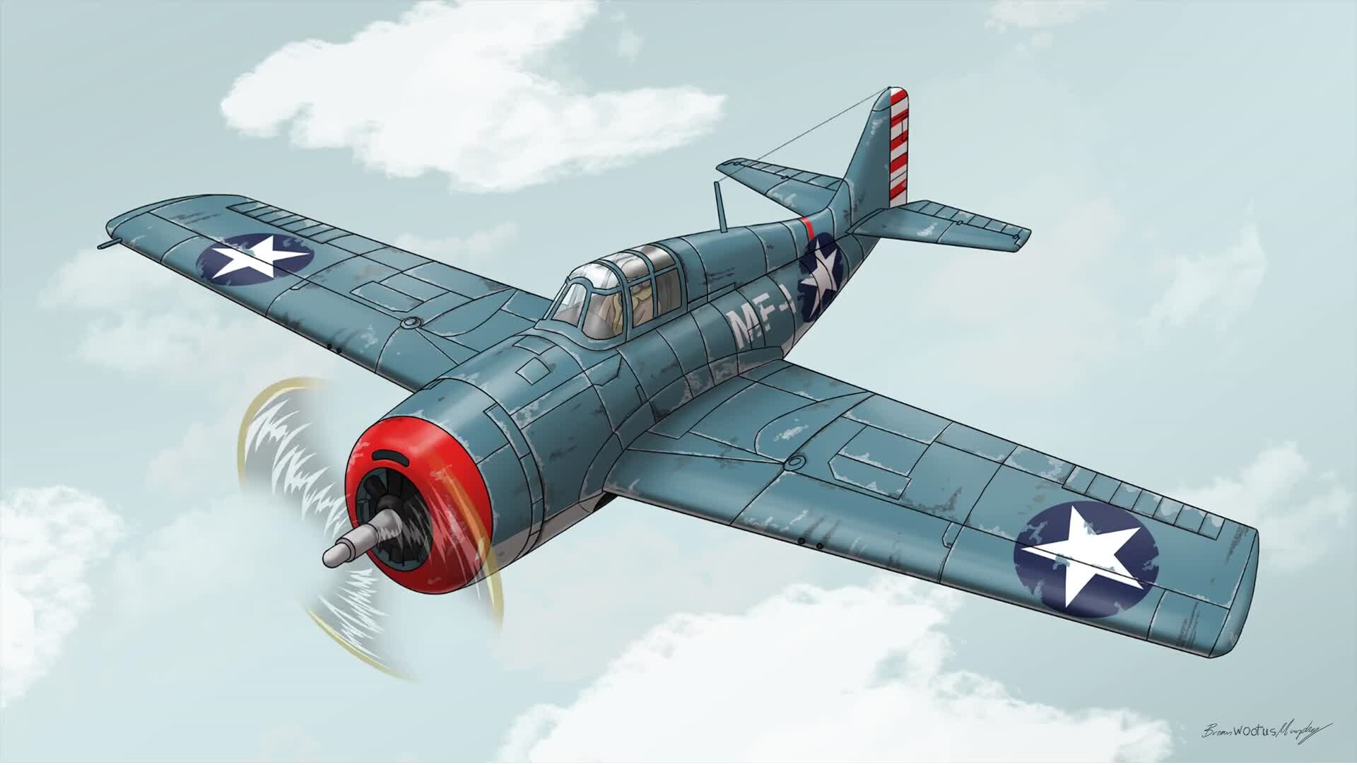 ArtStation - Grumman F4F Wildcat