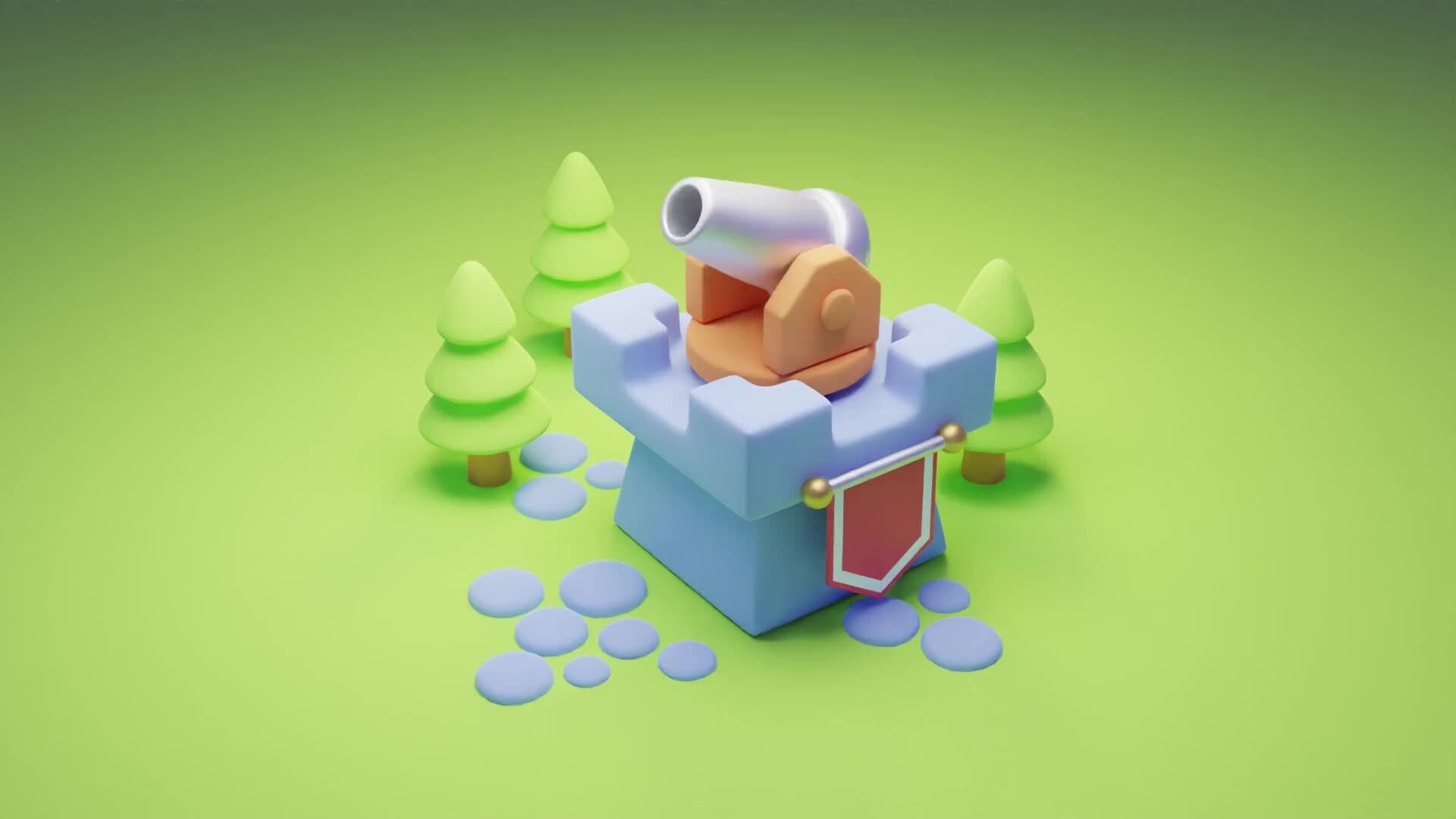 ArtStation - Cannon Fire Animation