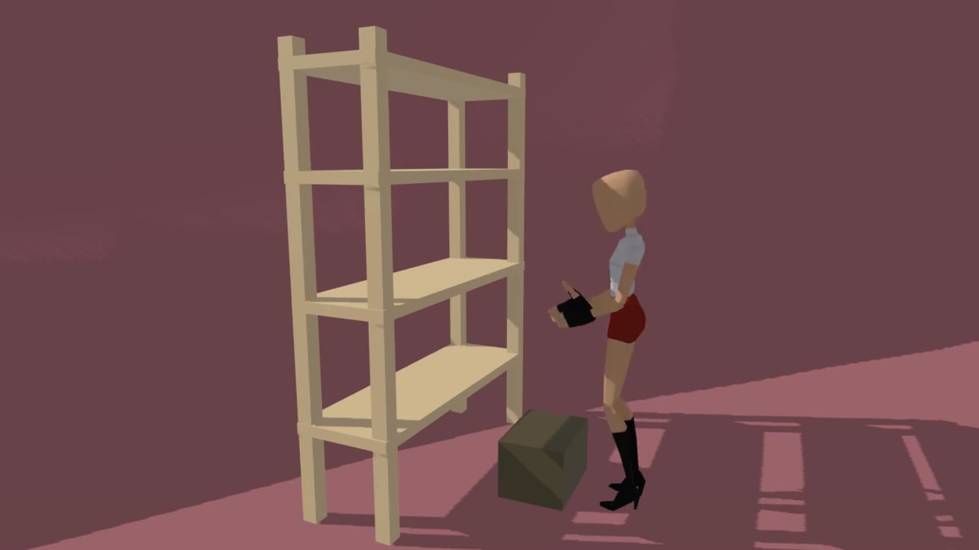 ArtStation - Box lifting Animation