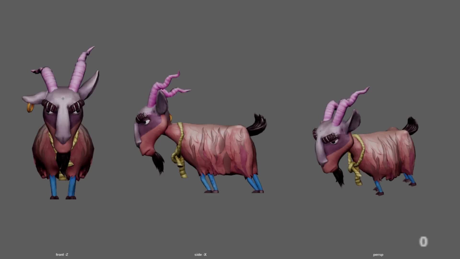 ArtStation - That Damn Goat - The Goat (Animations)
