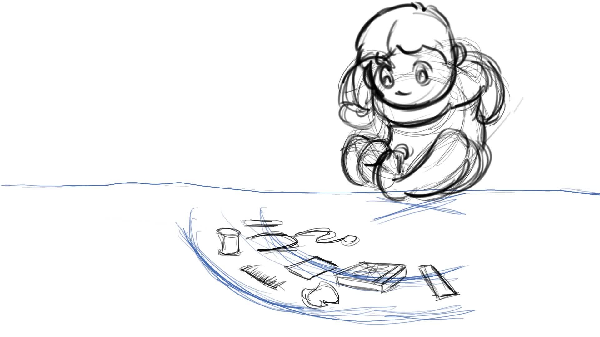 ArtStation - Baby Drop Animation