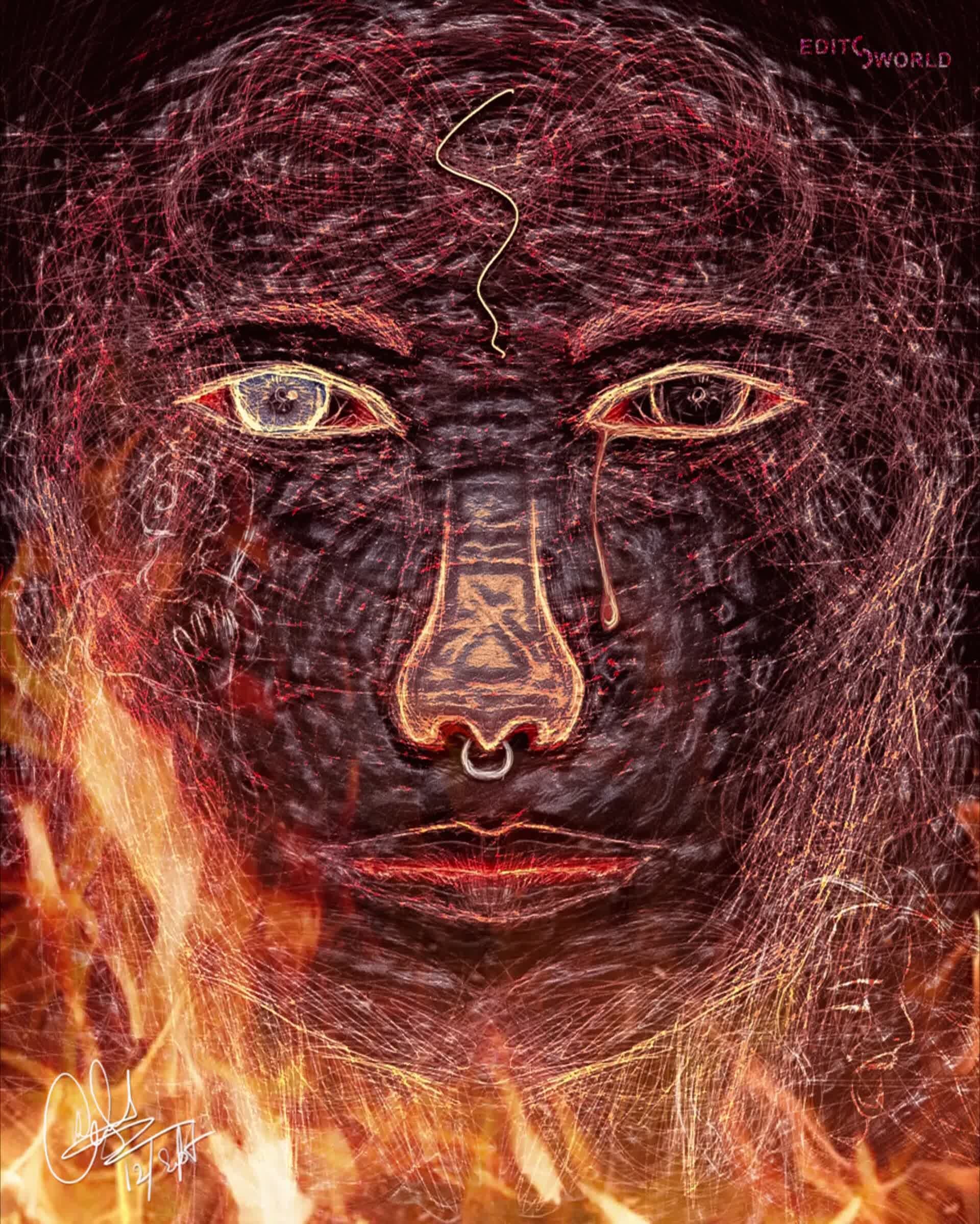 ArtStation - Burning Lady (Motion poster)