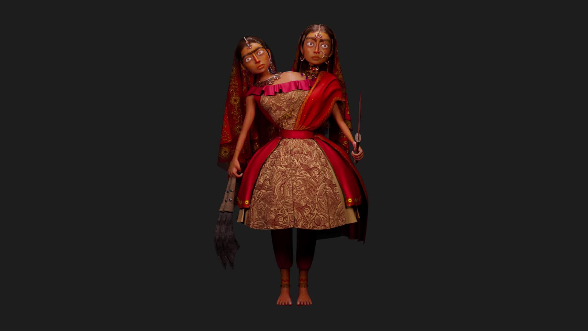 ArtStation - Freak Show Conjoined Twins