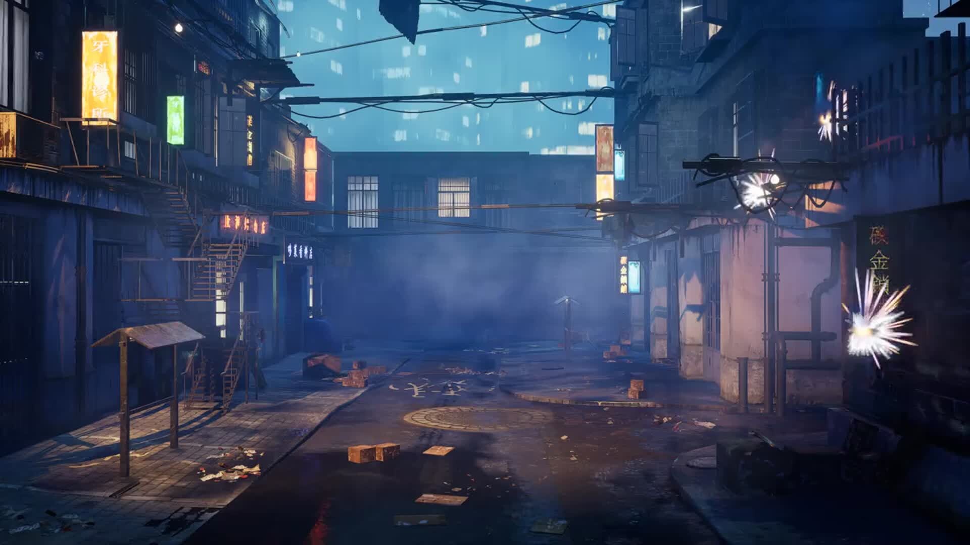 ArtStation - Abandoned alley