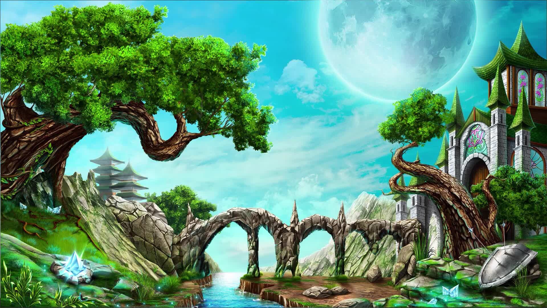 ArtStation - Chinese themed slot game - Background Animation design