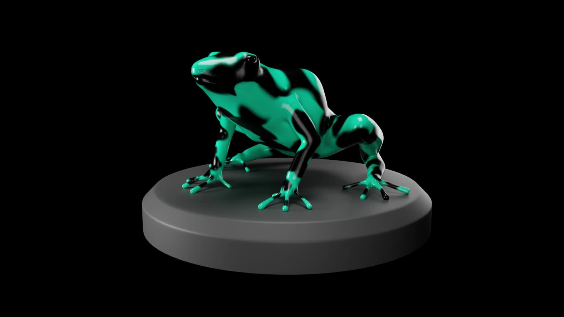 ArtStation - Poison Dart Frog (Dendrobates Auratus)