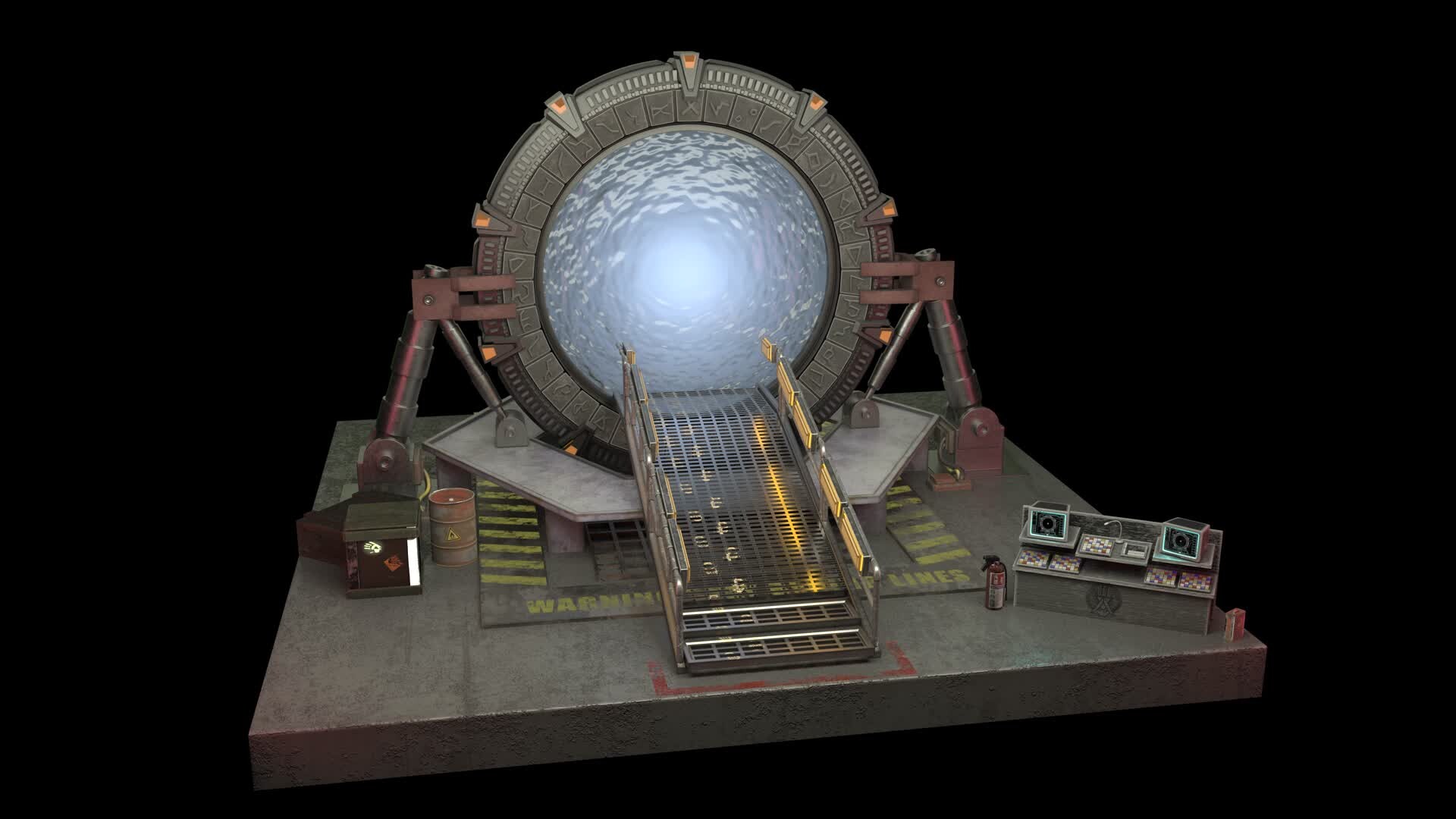 ArtStation - Stargate Texturing Project