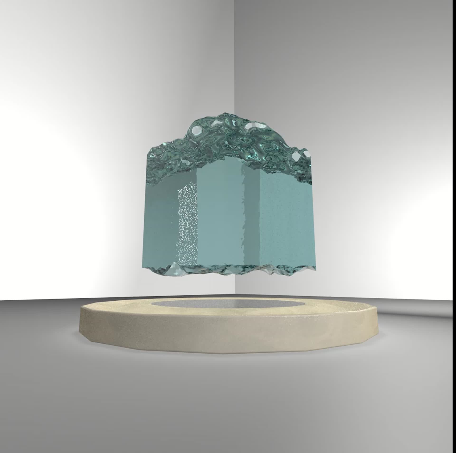 ArtStation - 3D Water Cube Render