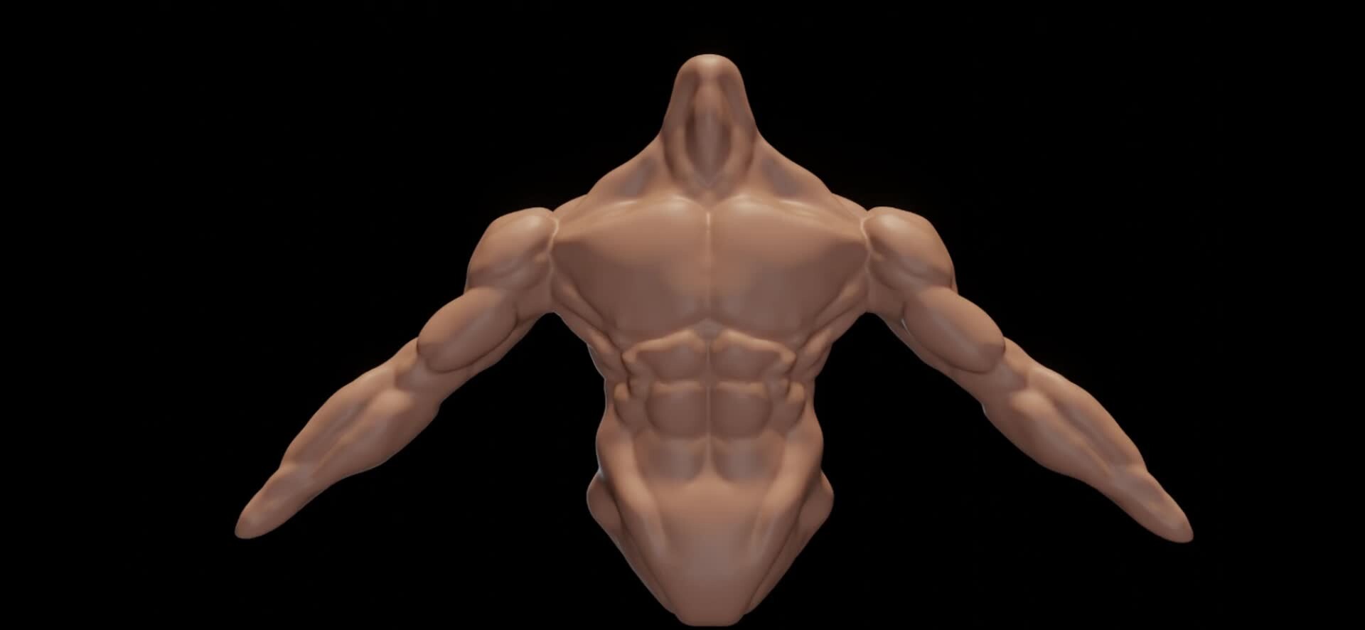 ArtStation - MALE HUMAN TOP BODY MUSCLES STRUCTURE