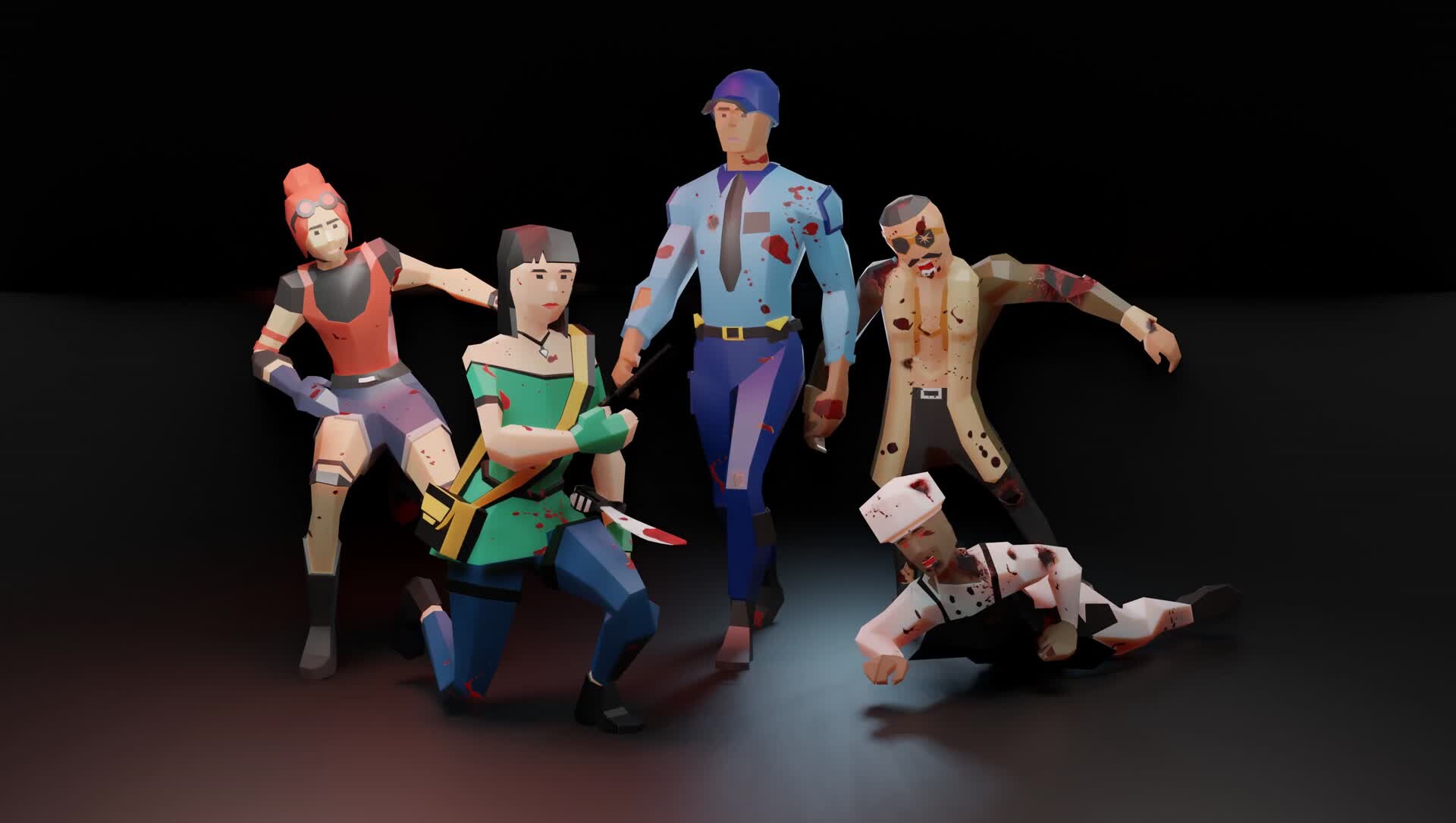 ArtStation - lowpoly characters