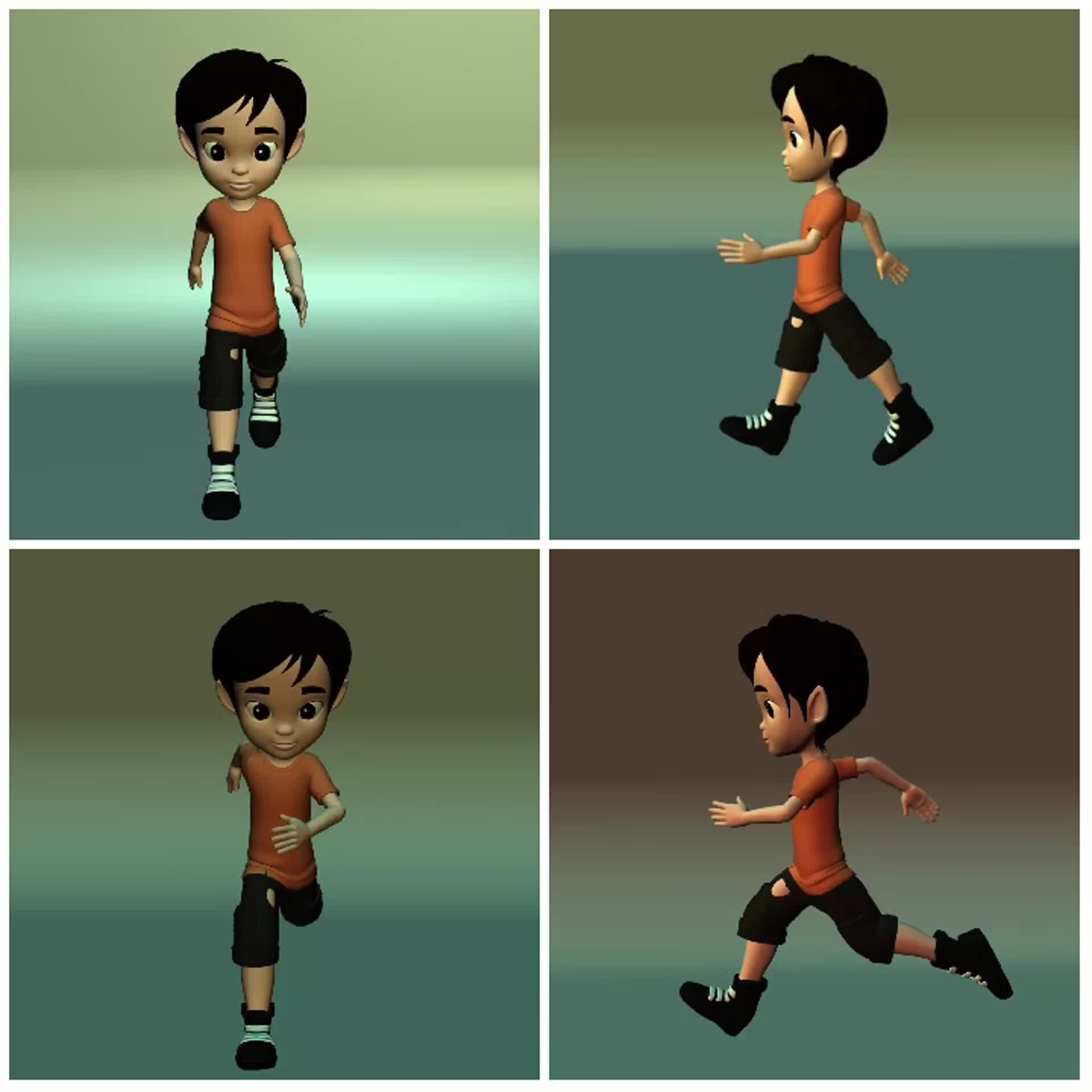 ArtStation - Animation - Walk Cycle / Run Cycle